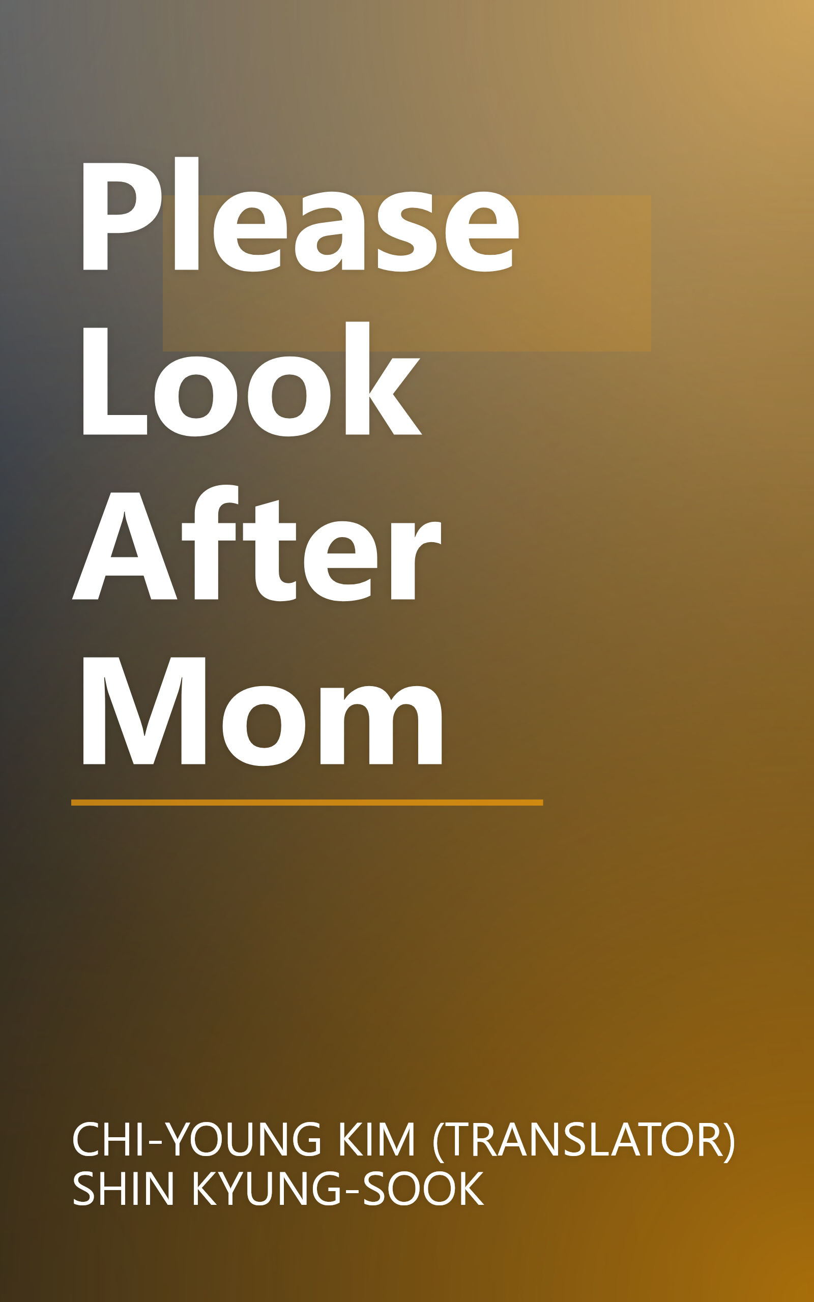 Please Look After Mom book cover