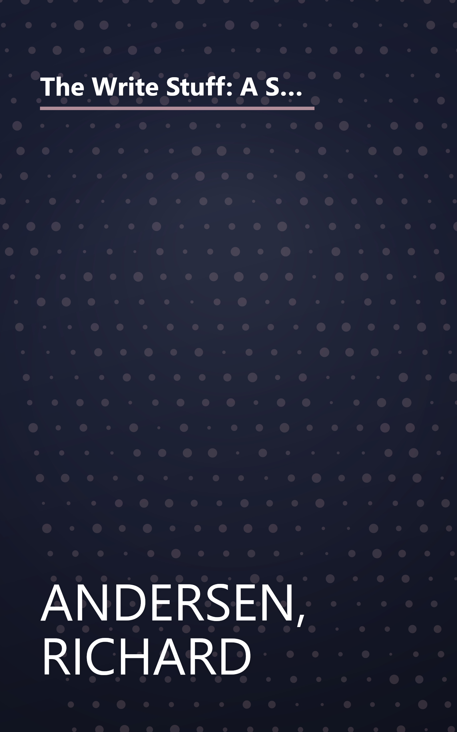 The Write Stuff: A Style Manual for Effective Business Writing: Guidelines for Getting It Right Whenever You Write (Communication series) book cover