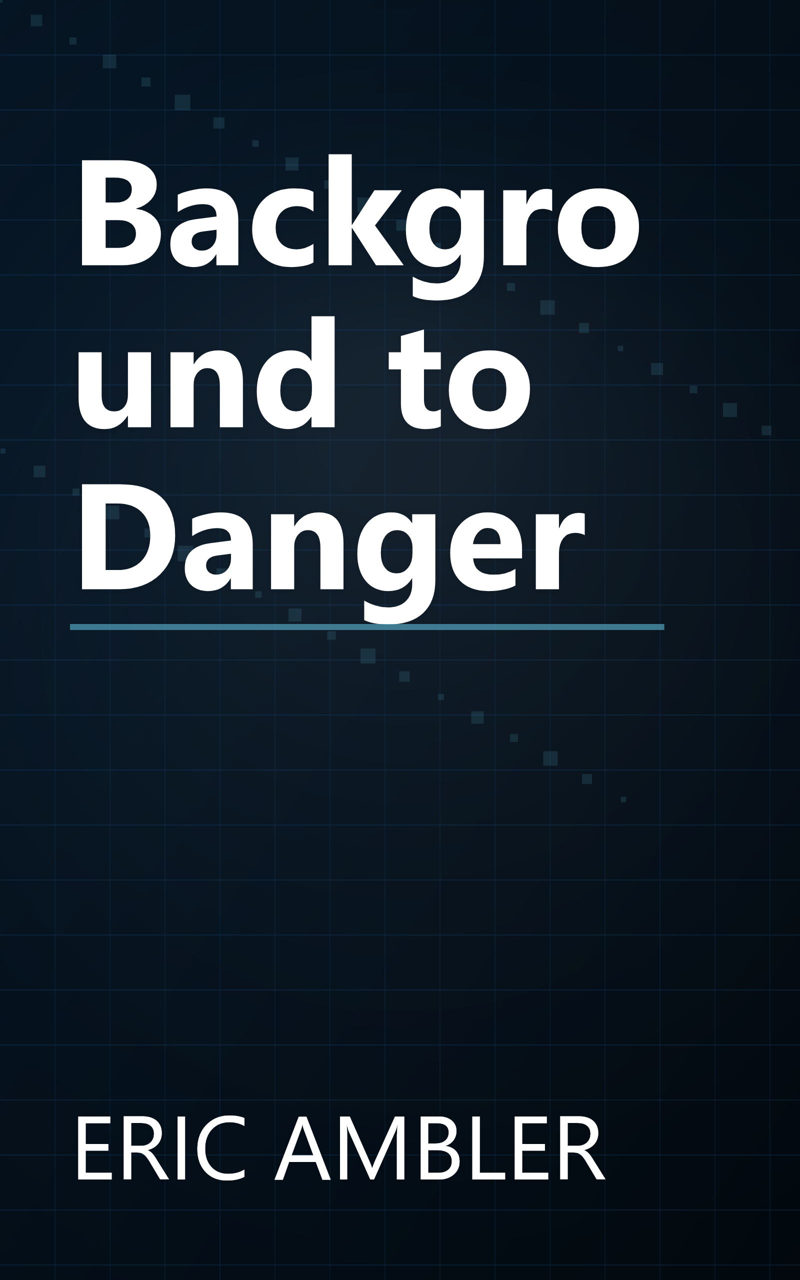 Background to Danger book cover