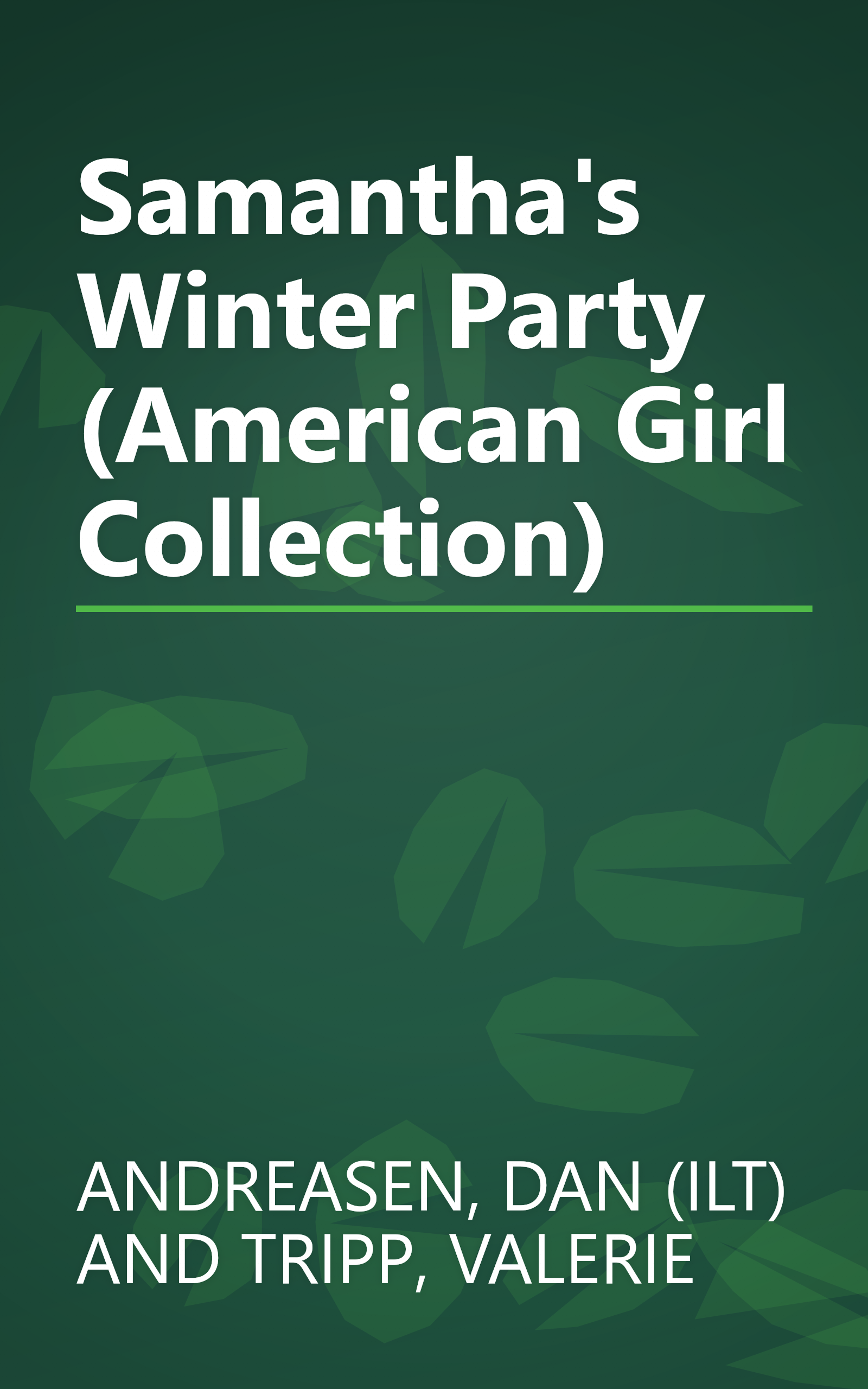 Samantha's Winter Party (American Girl Collection) book cover