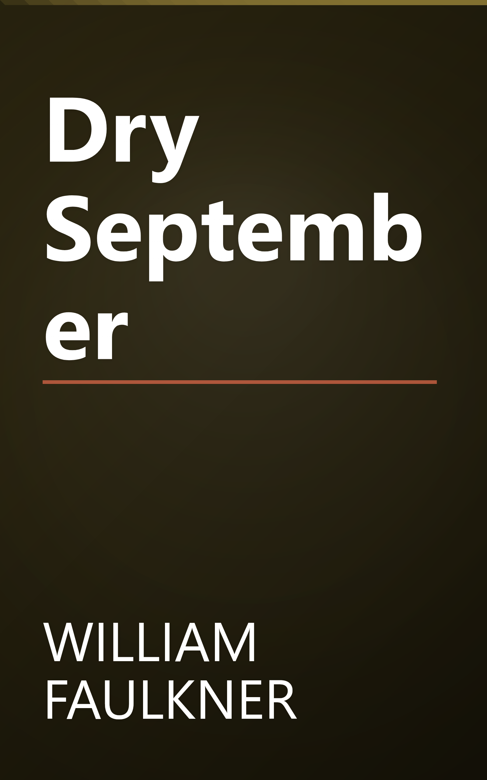 Dry September book cover