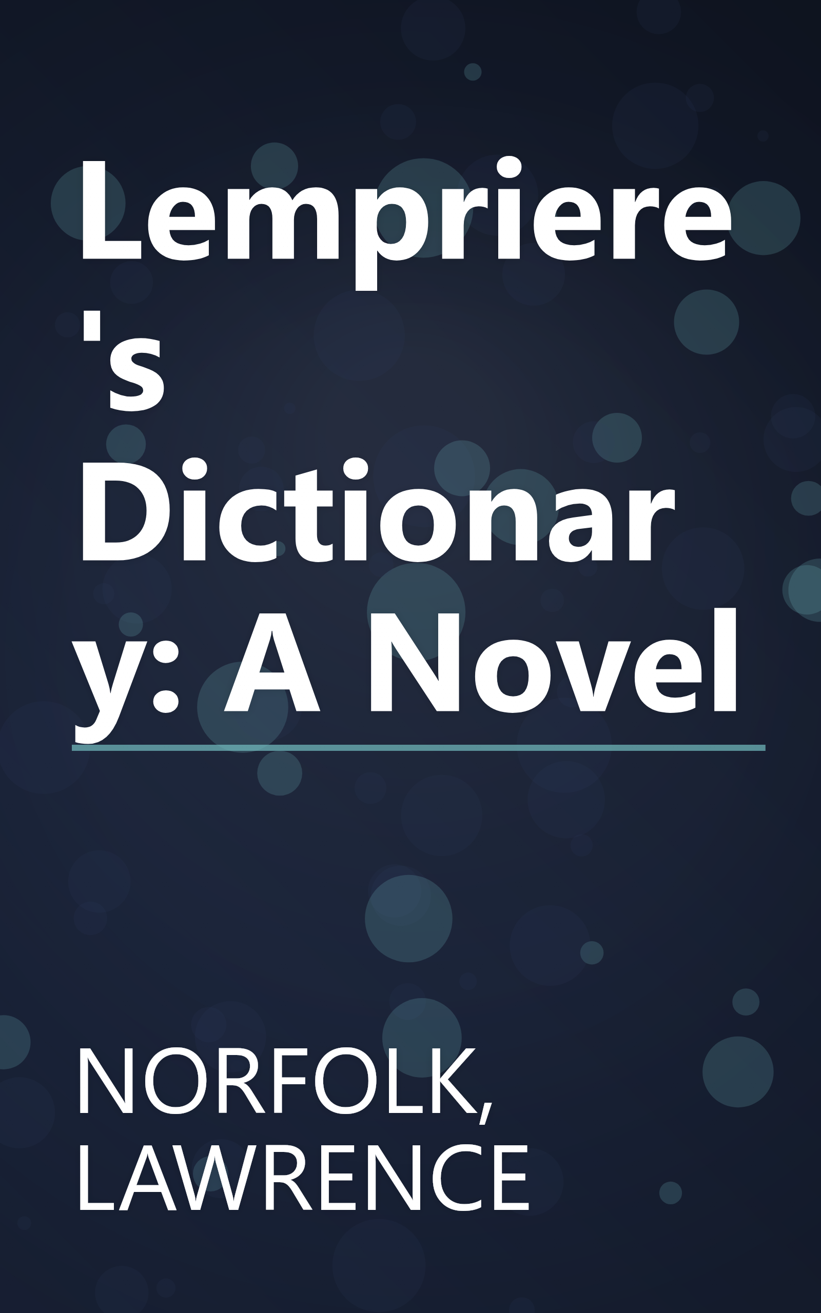 Lempriere's Dictionary: A Novel book cover