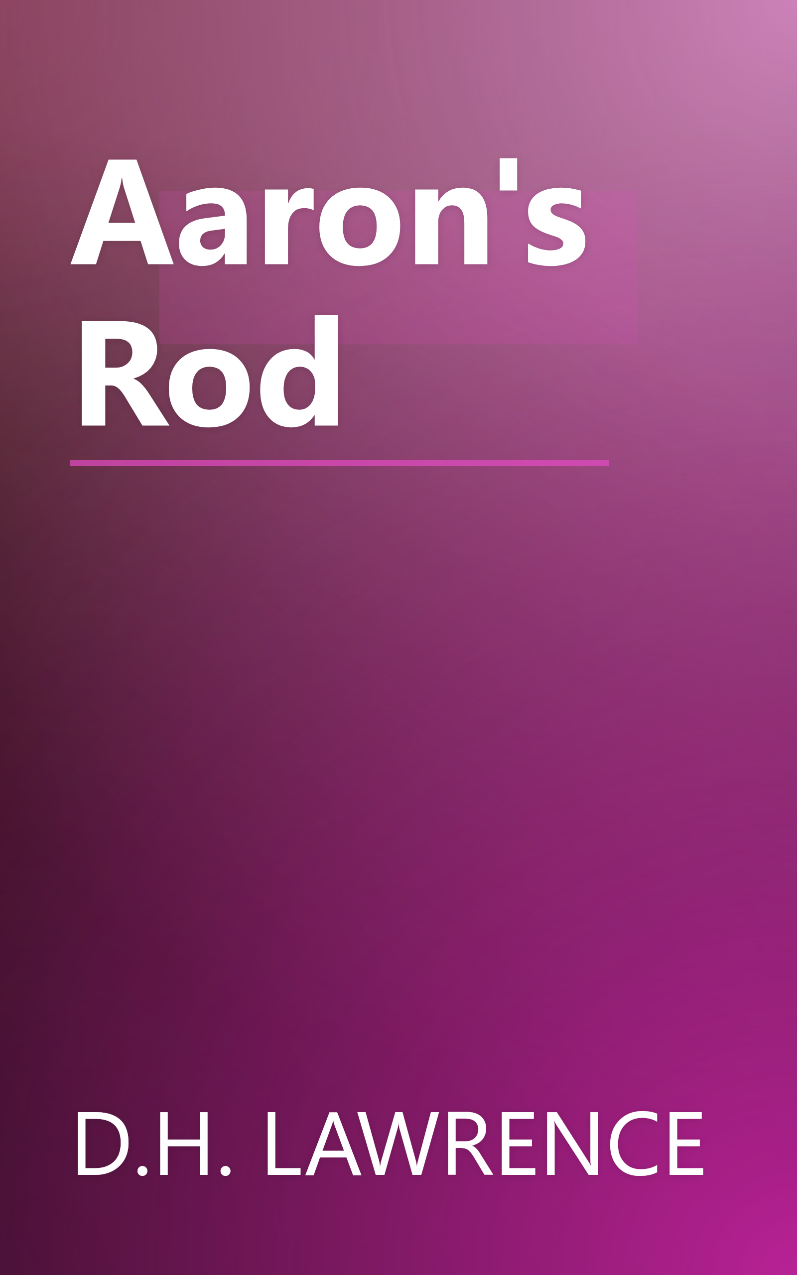 Aaron's Rod book cover