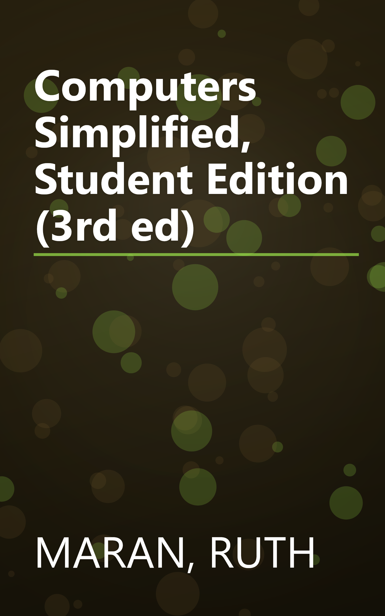 Computers Simplified, Student Edition (3rd ed) book cover