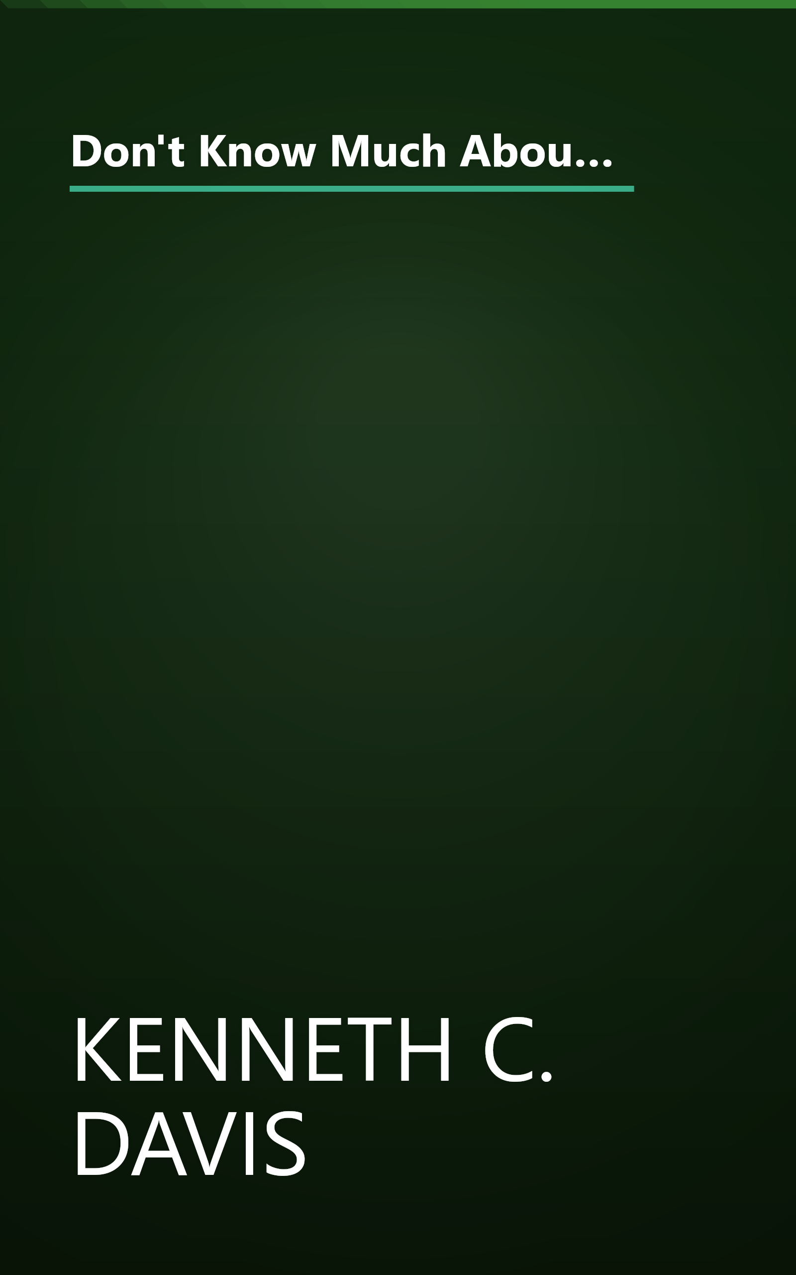 Don't Know Much About Geography Everything You Need to Know About the World but Never Learned Unabridged book cover