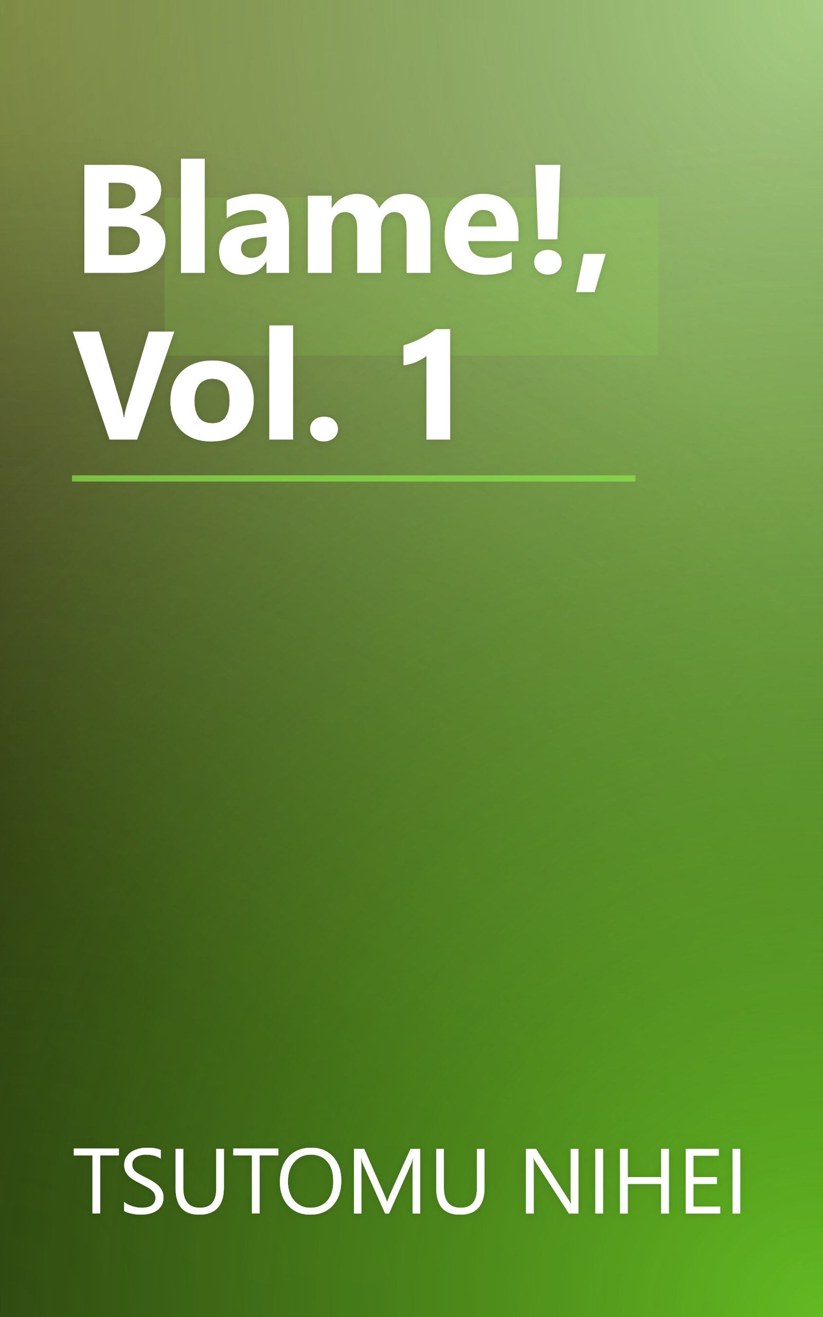 Blame!, Vol. 1 book cover