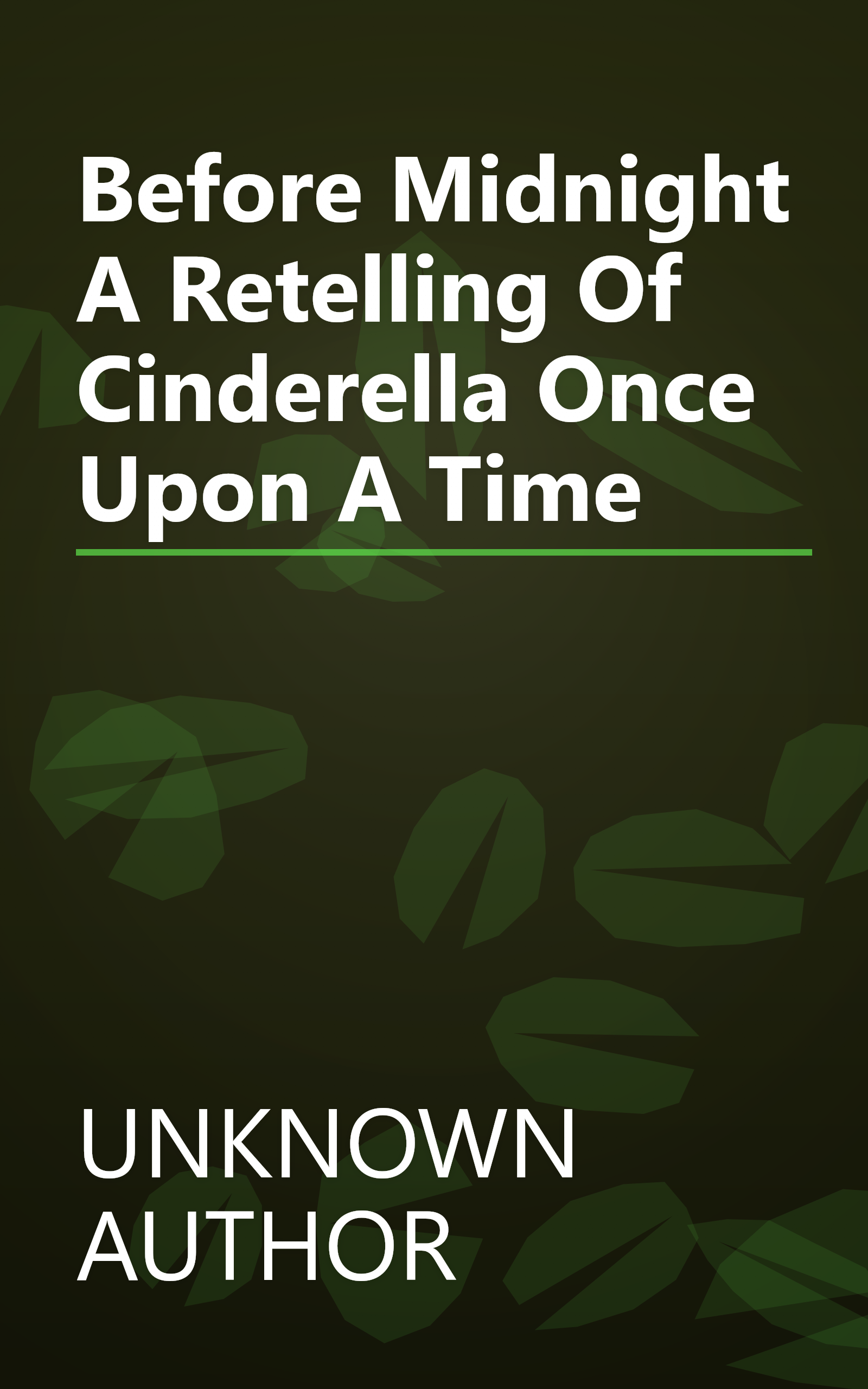 Before Midnight  A Retelling Of  Cinderella   Once Upon A Time  book cover