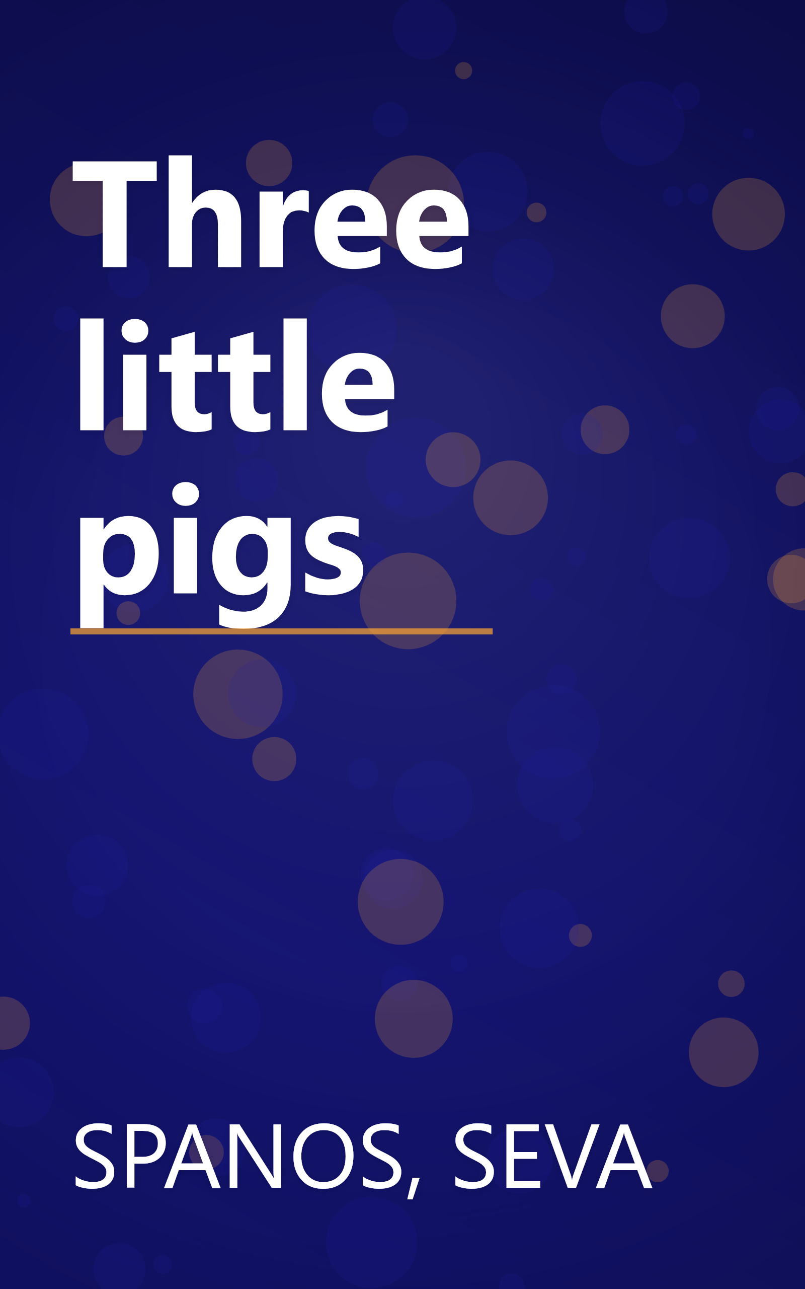 Three little pigs book cover