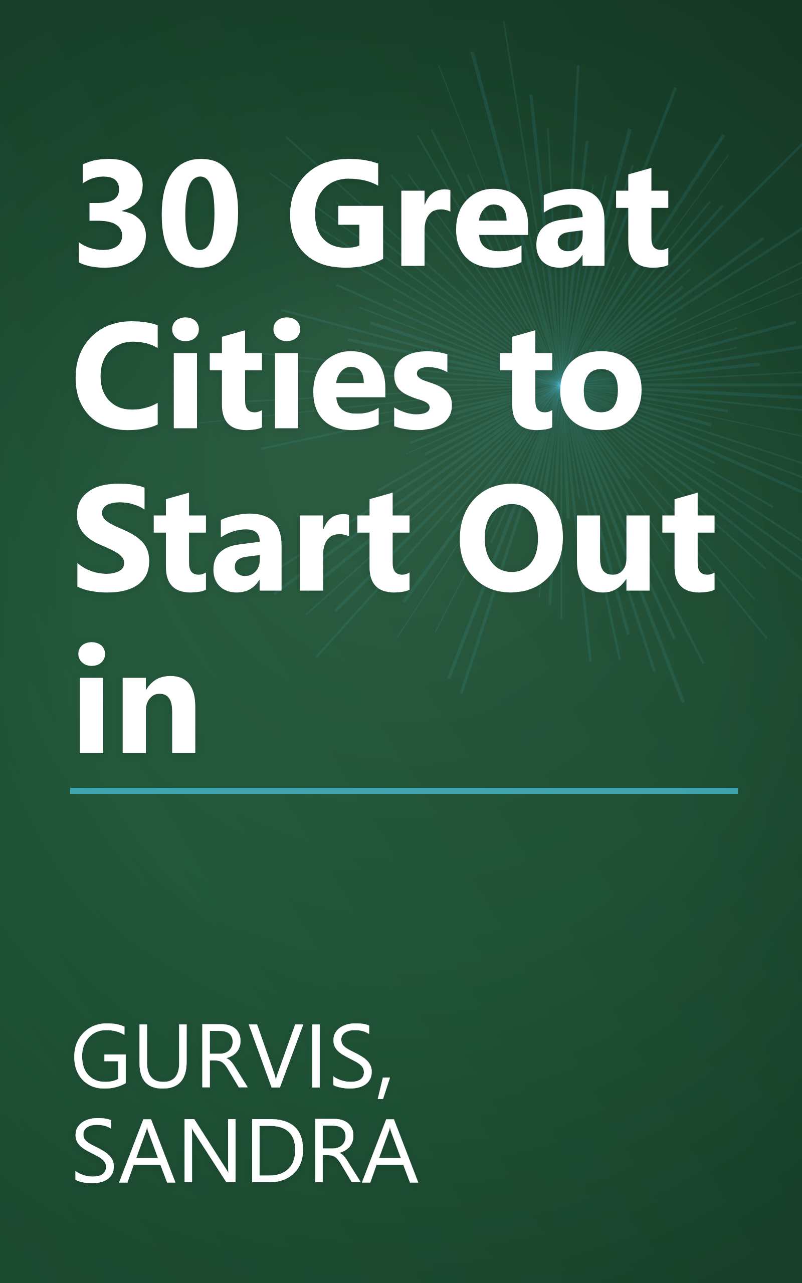 30 Great Cities to Start Out in book cover