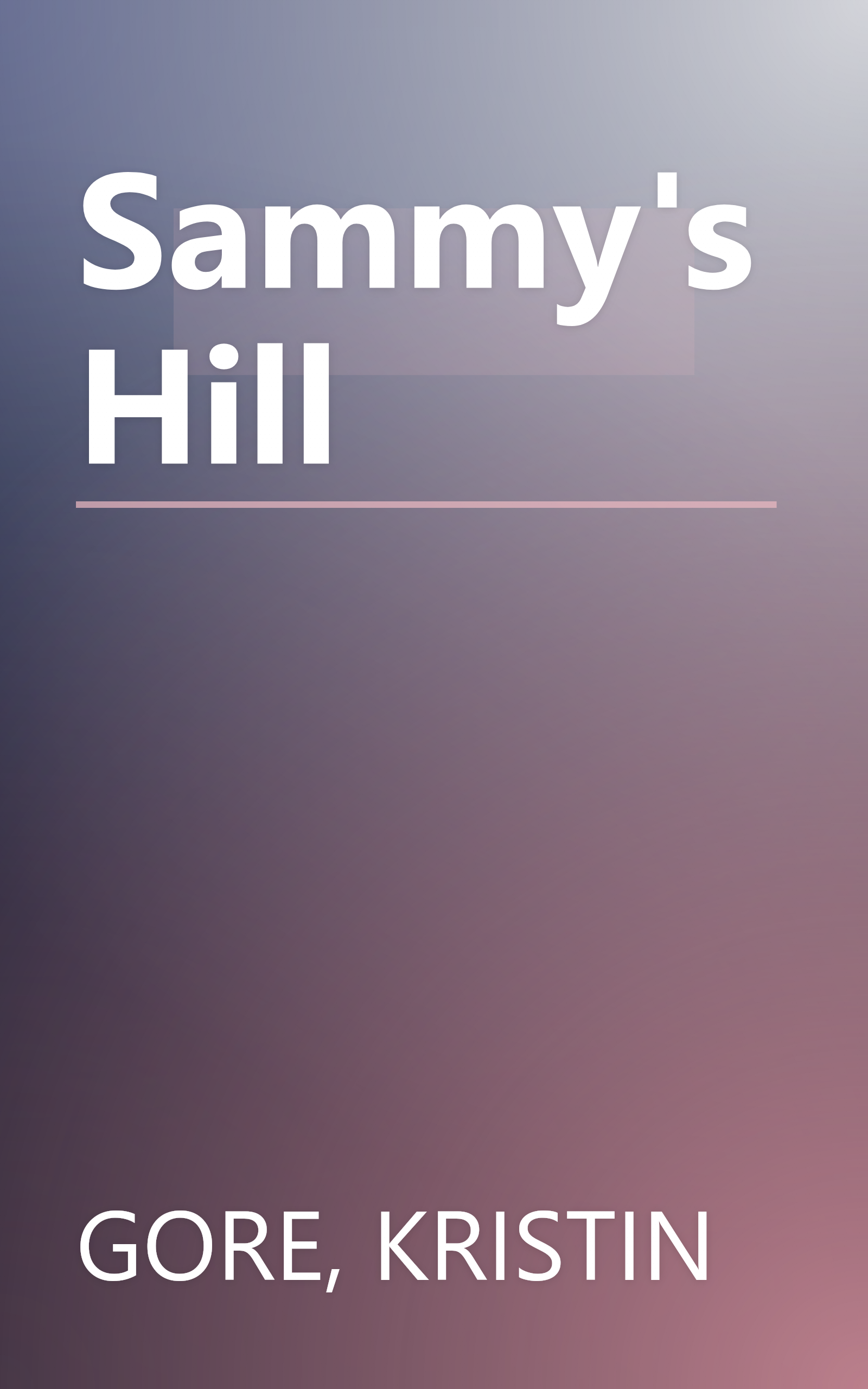 Sammy's Hill book cover