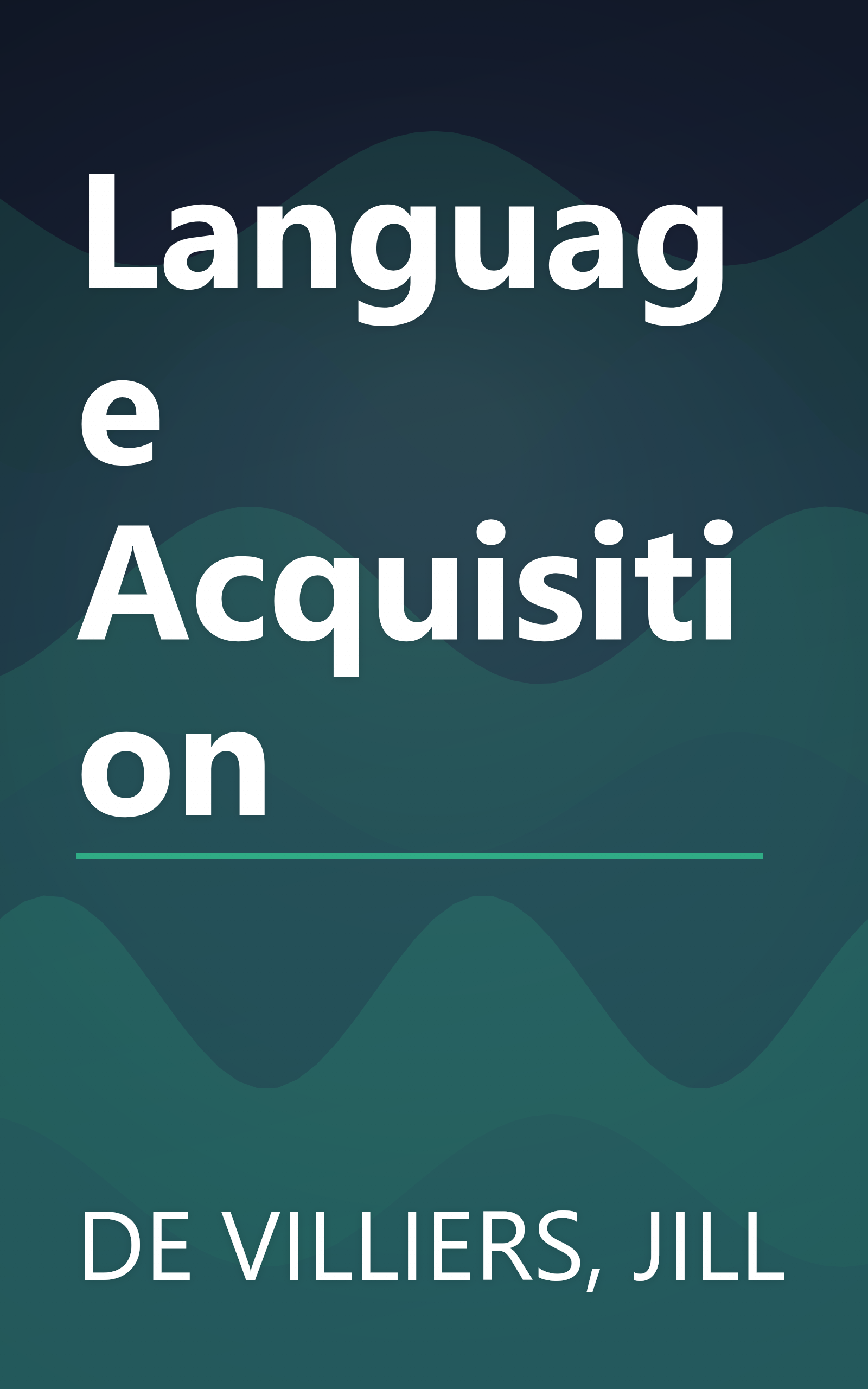 Language Acquisition book cover