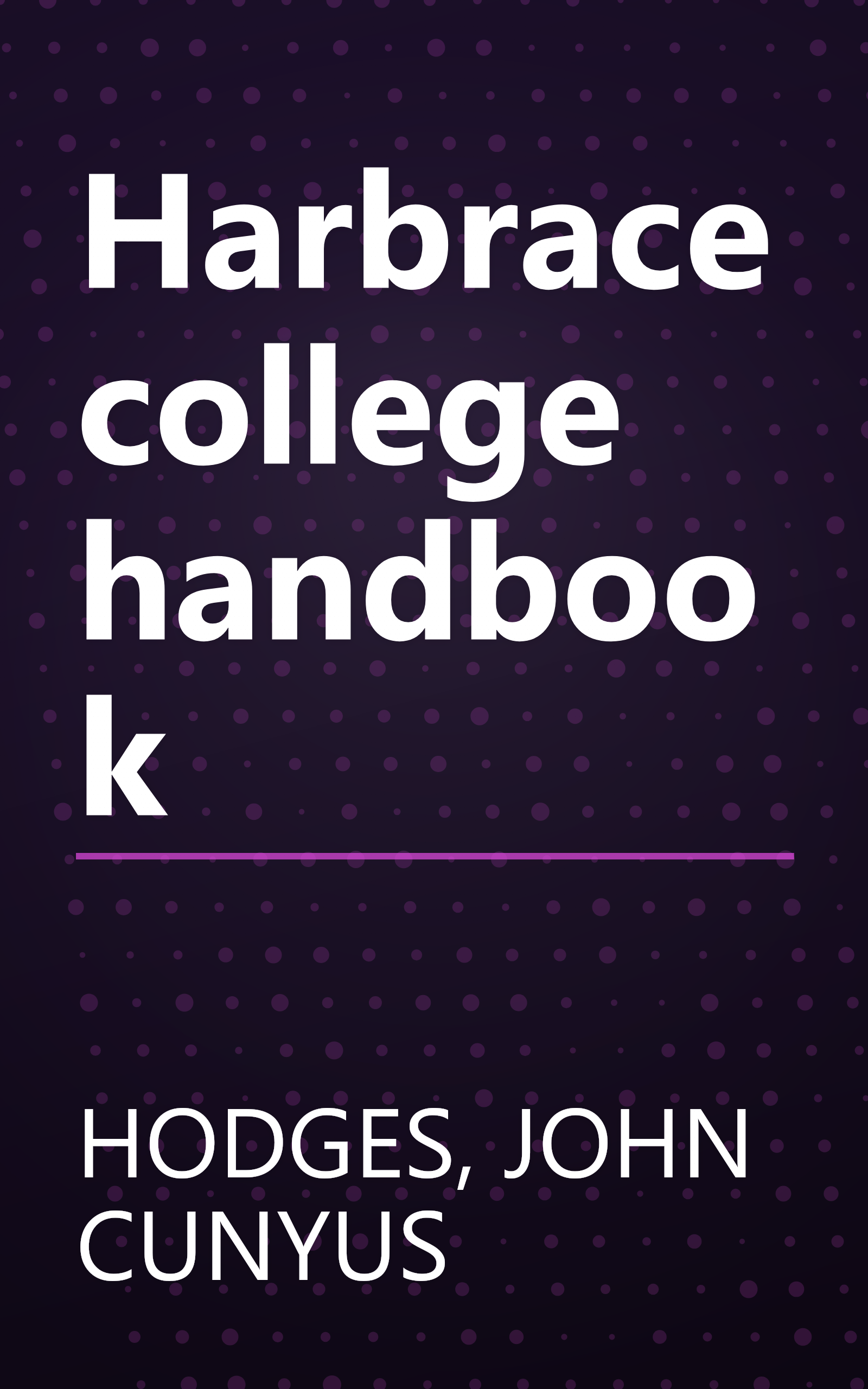 Harbrace college handbook book cover
