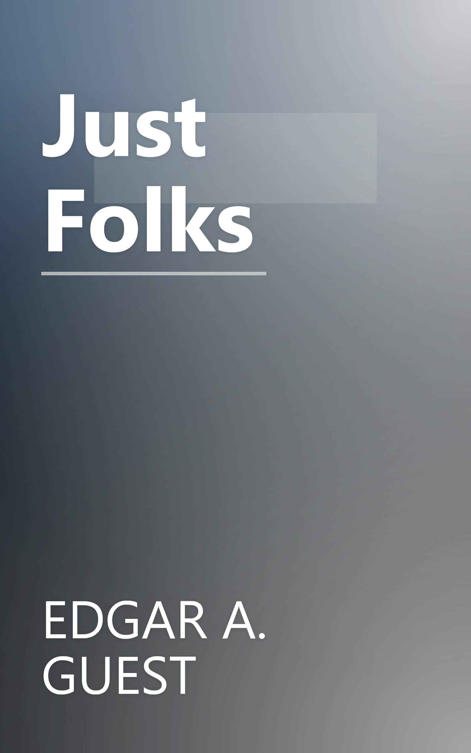 Just Folks book cover