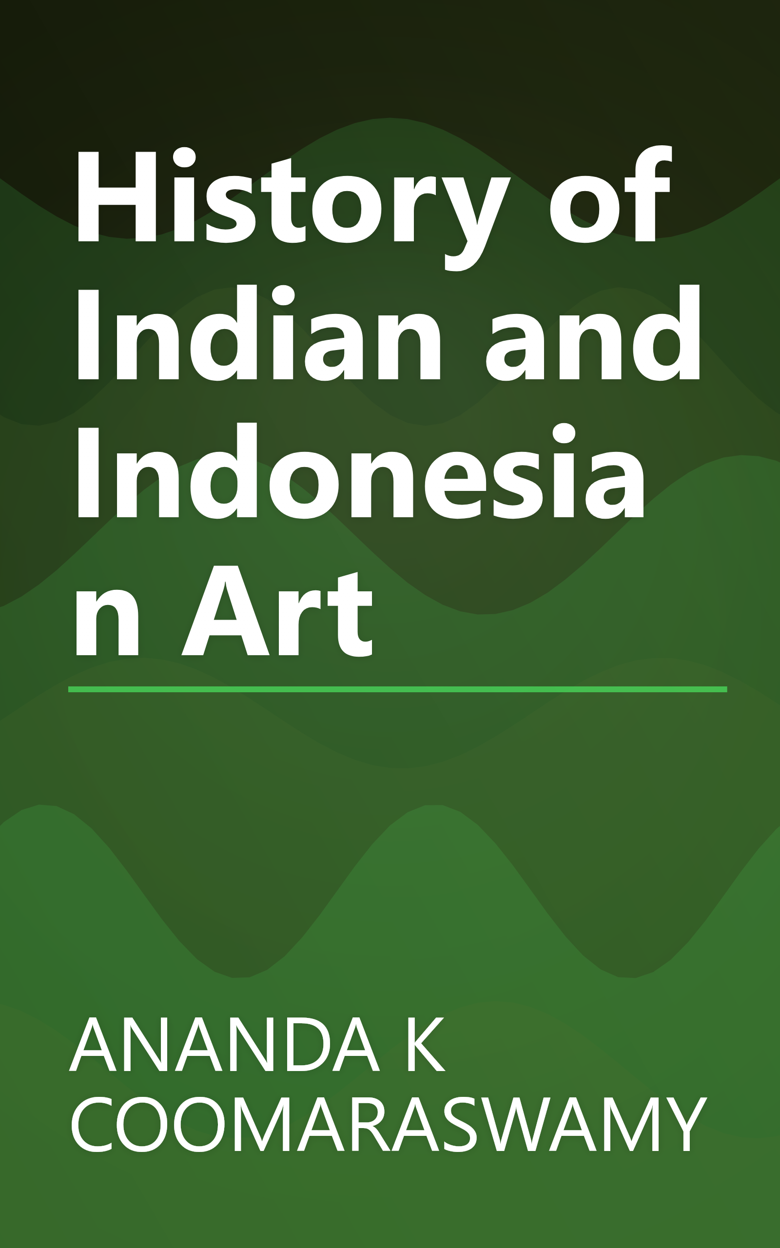History of Indian and Indonesian Art book cover