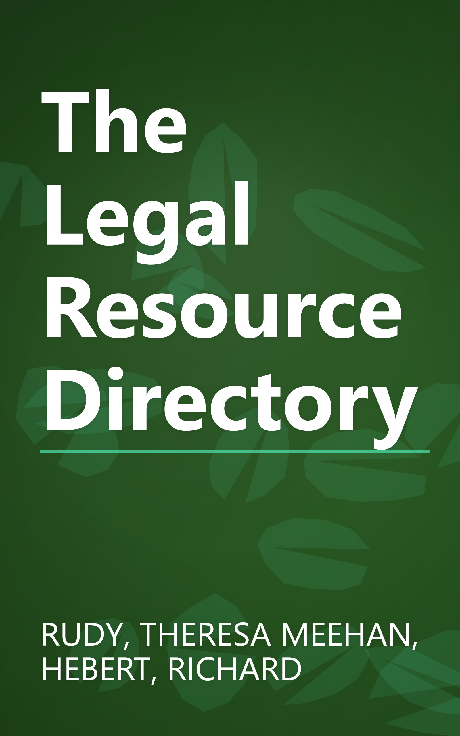 The Legal Resource Directory book cover