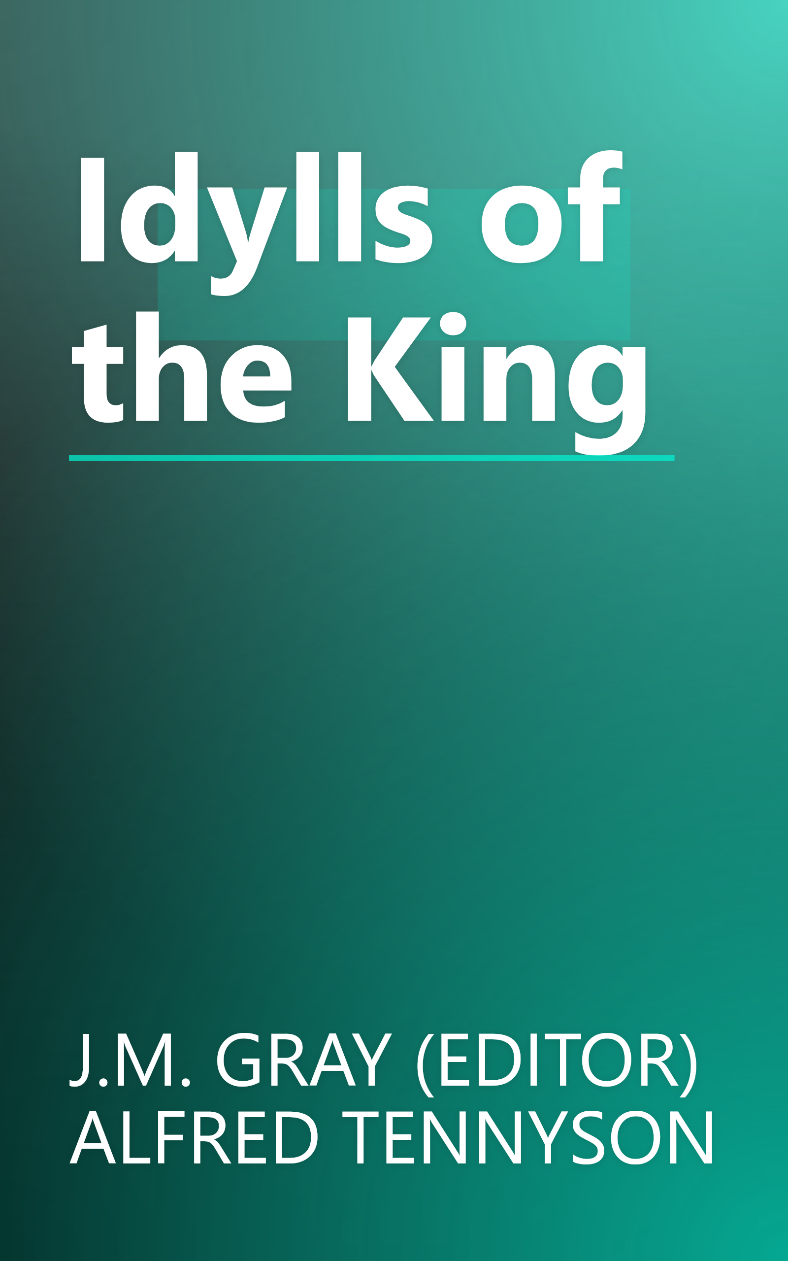 Idylls of the King book cover