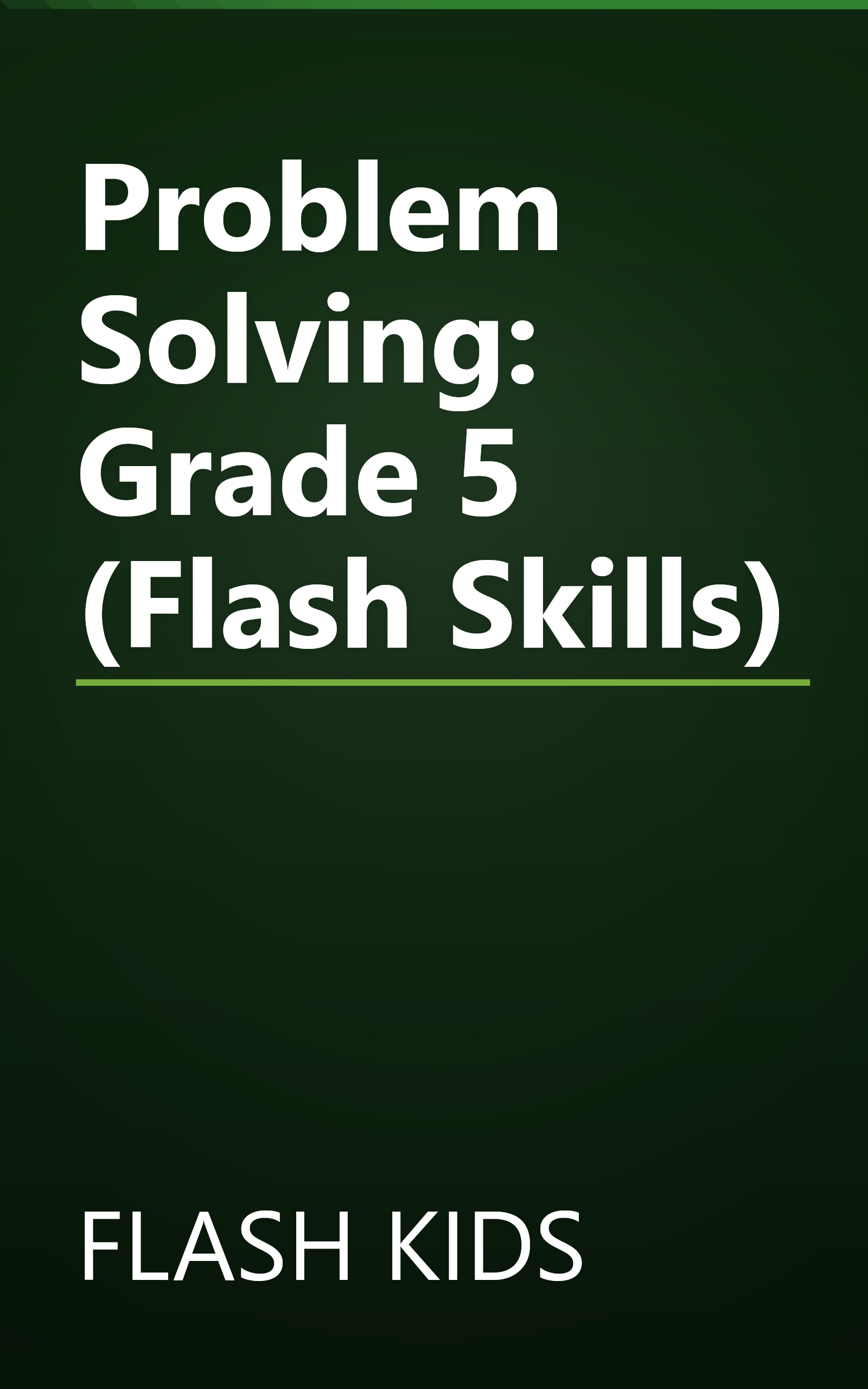 Problem Solving: Grade 5 (Flash Skills) book cover