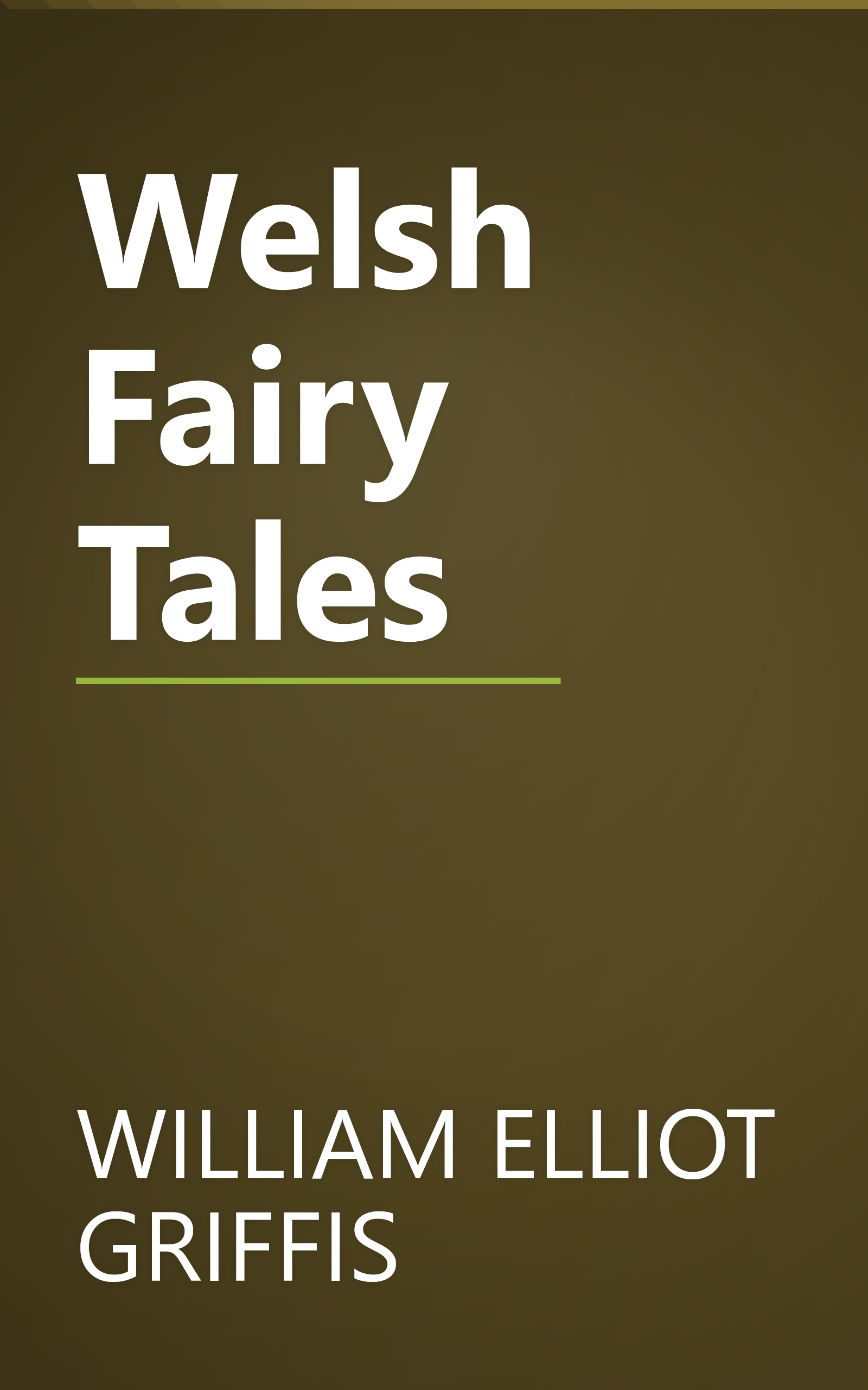 Welsh Fairy Tales book cover