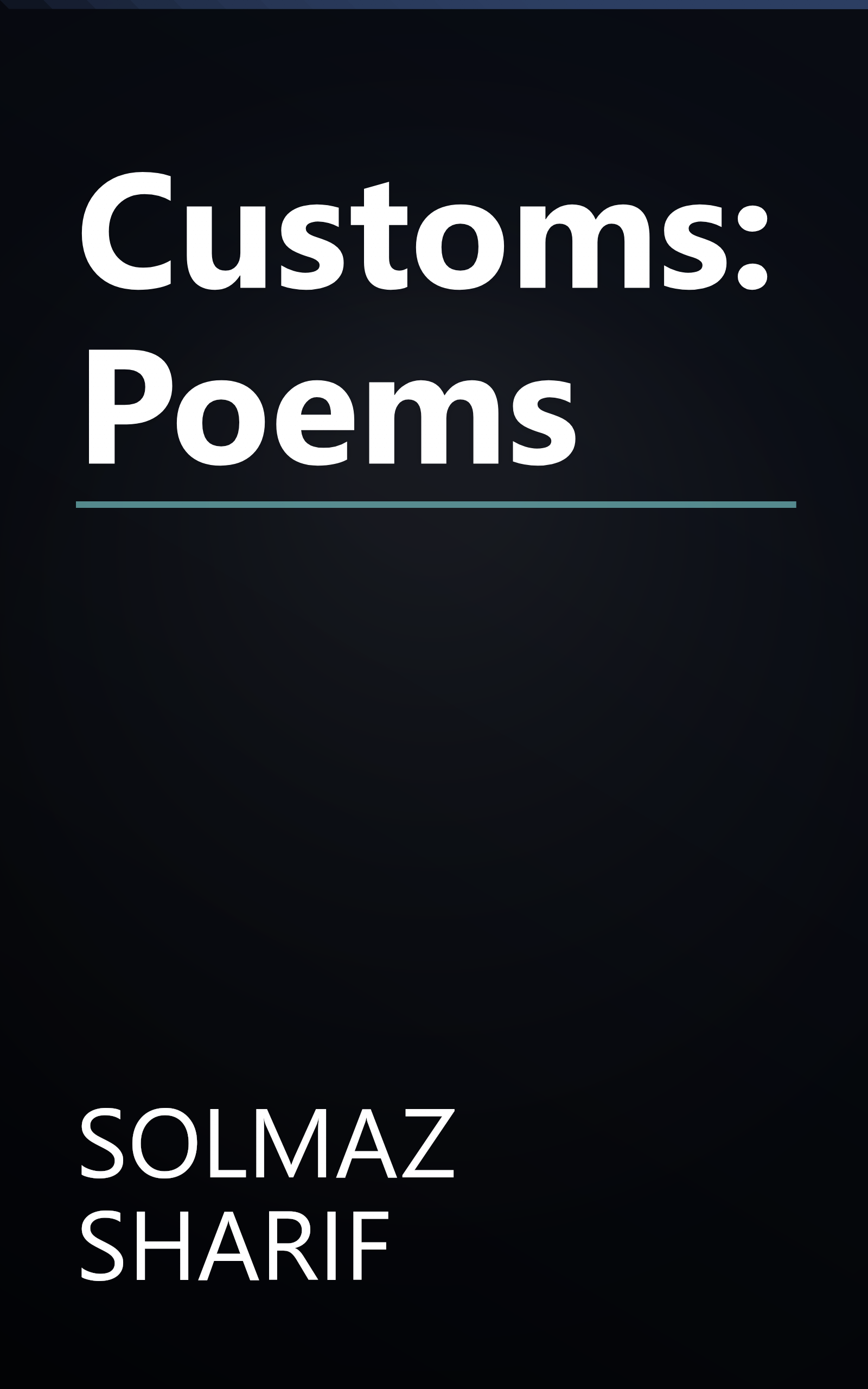 Customs: Poems book cover