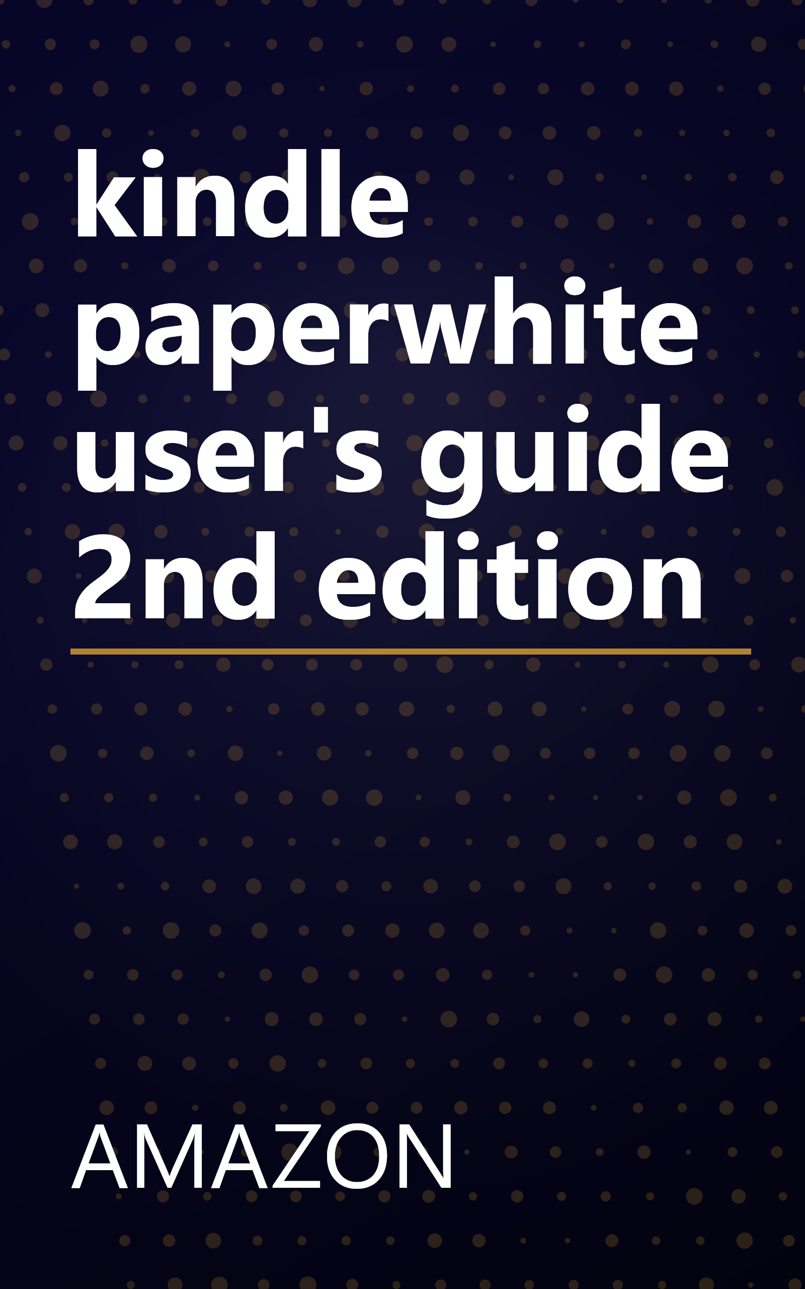 kindle paperwhite user's guide 2nd edition book cover