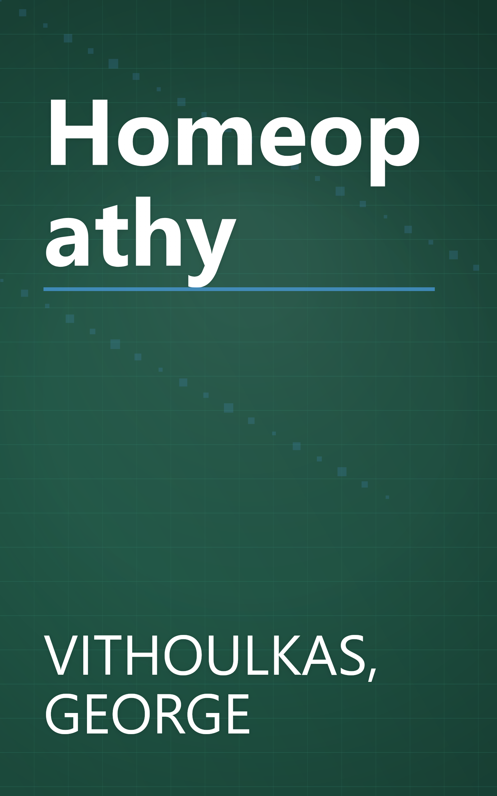 Homeopathy book cover