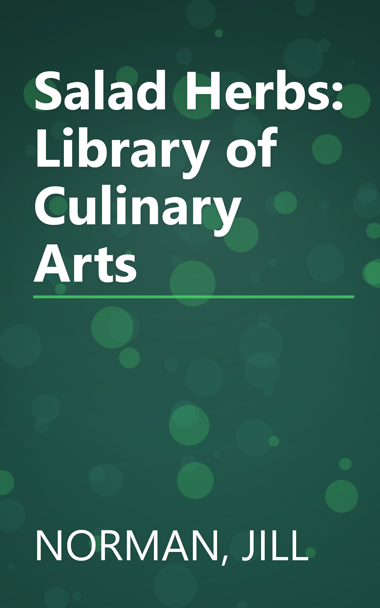 Salad Herbs: Library of Culinary Arts book cover