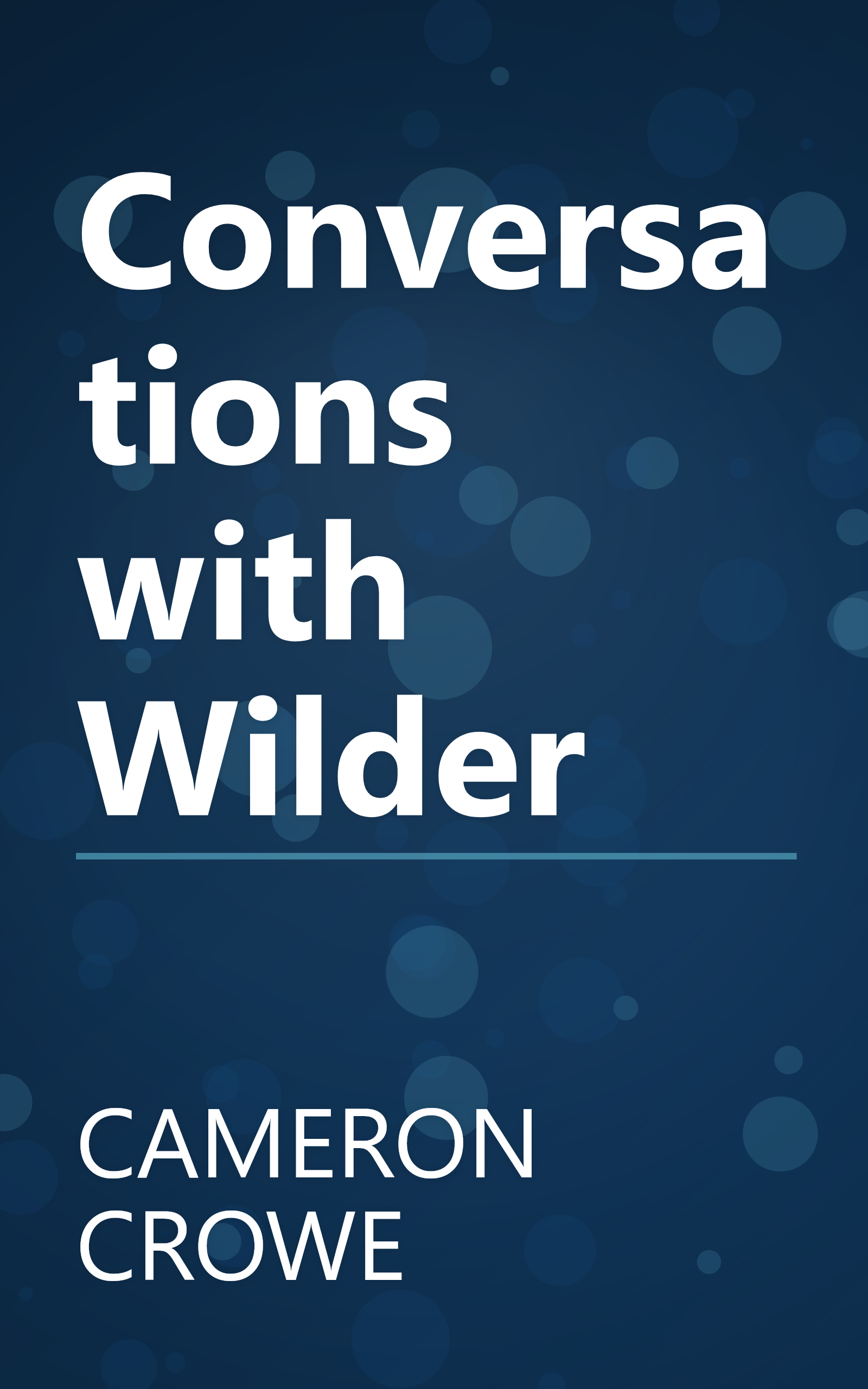 Conversations with Wilder book cover