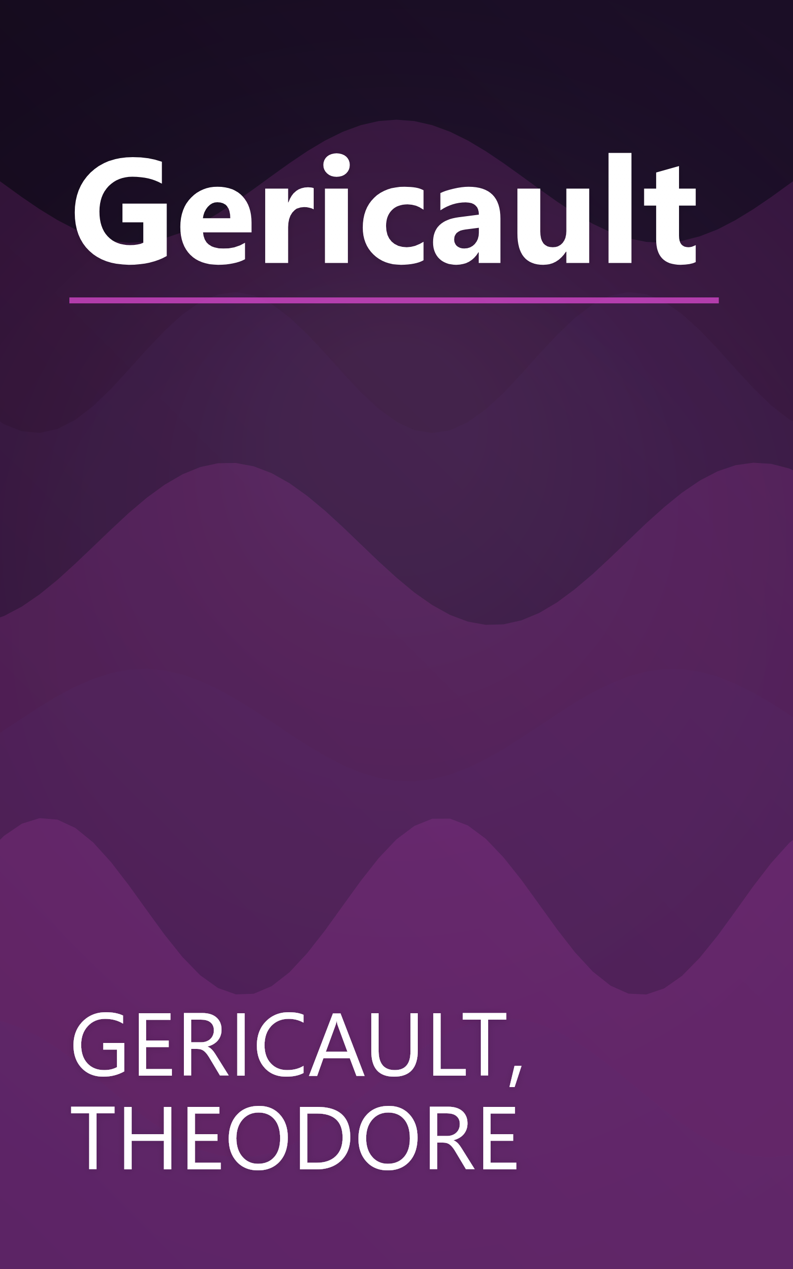 Gericault book cover