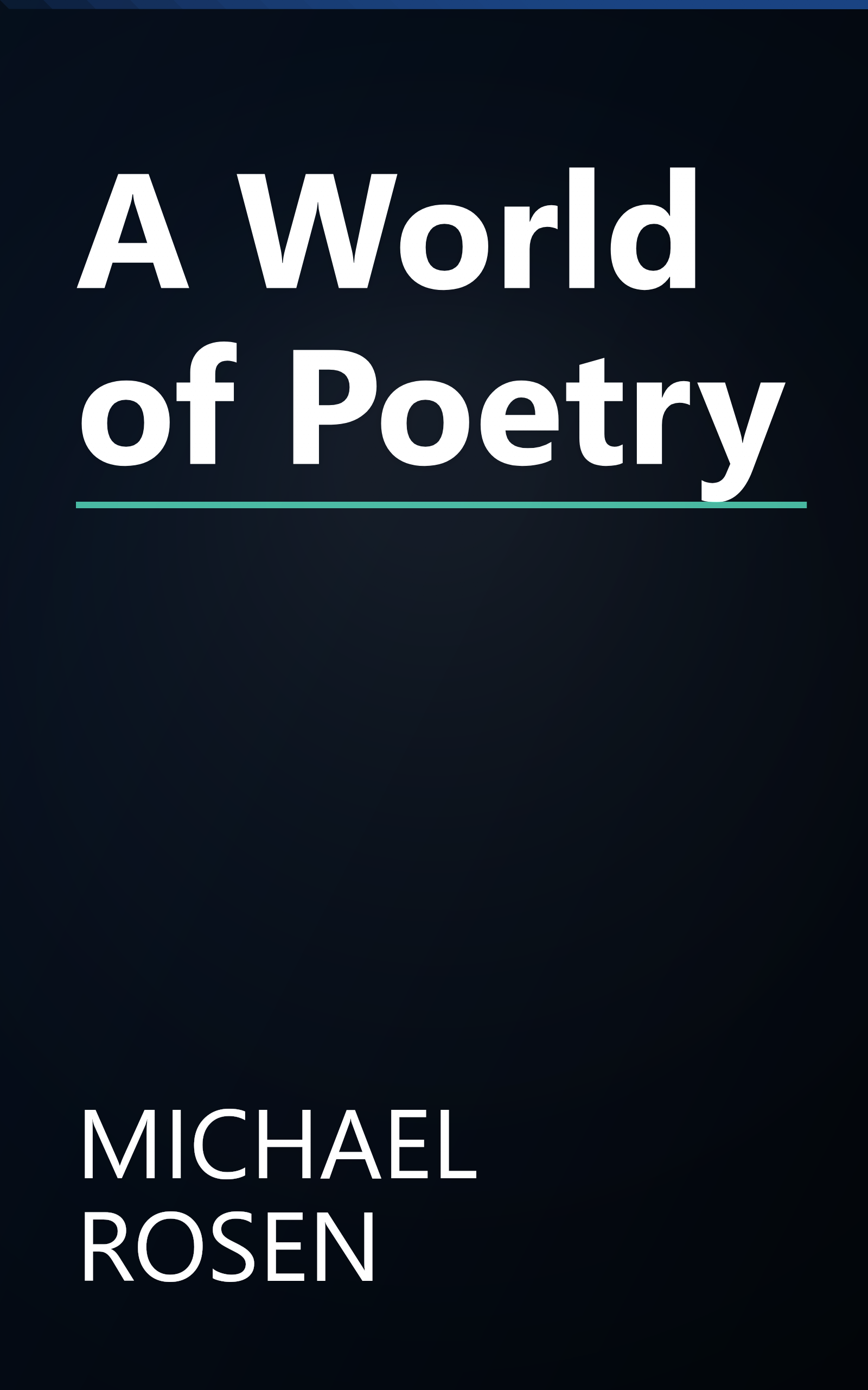 A World of Poetry book cover