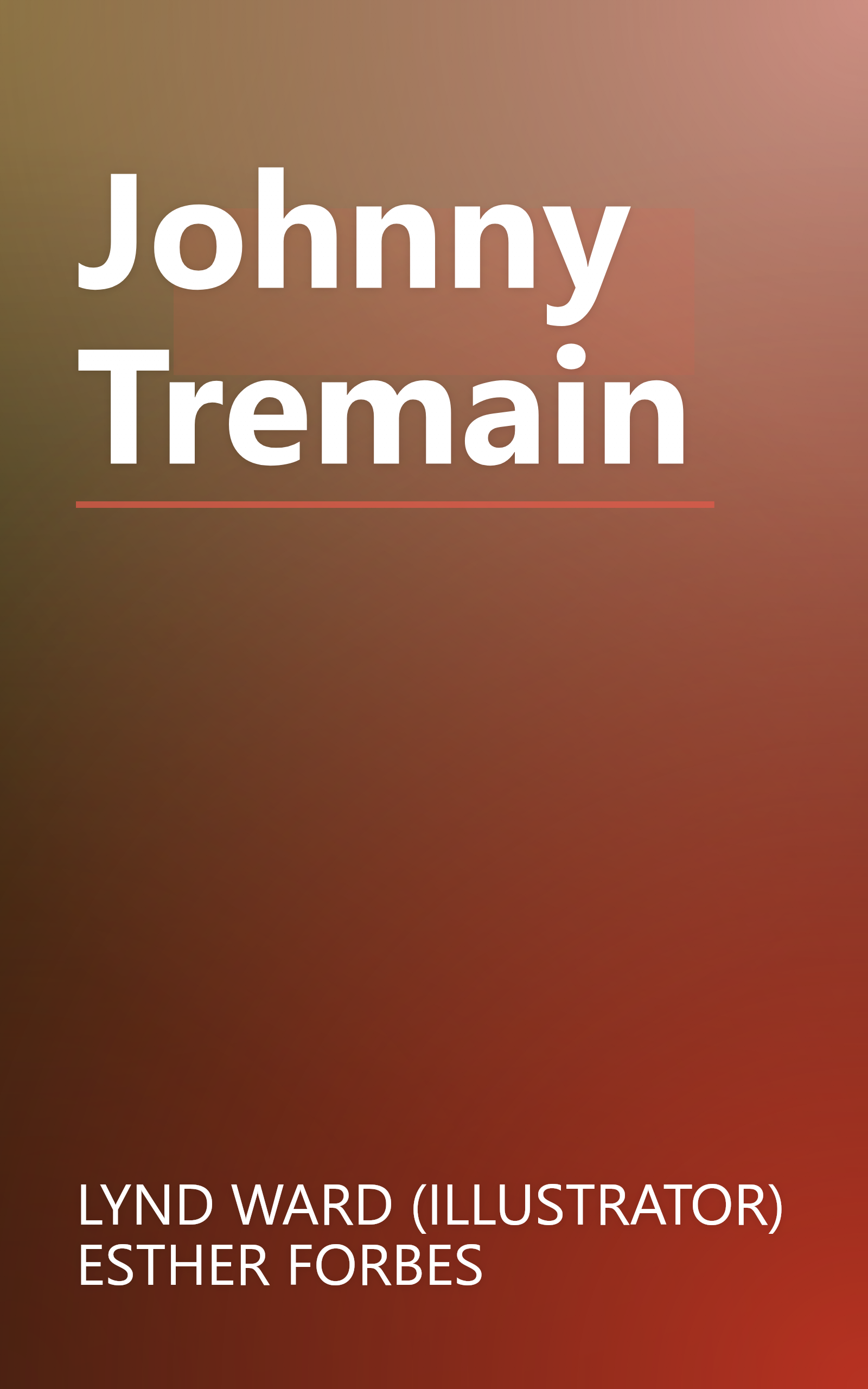 Johnny Tremain book cover