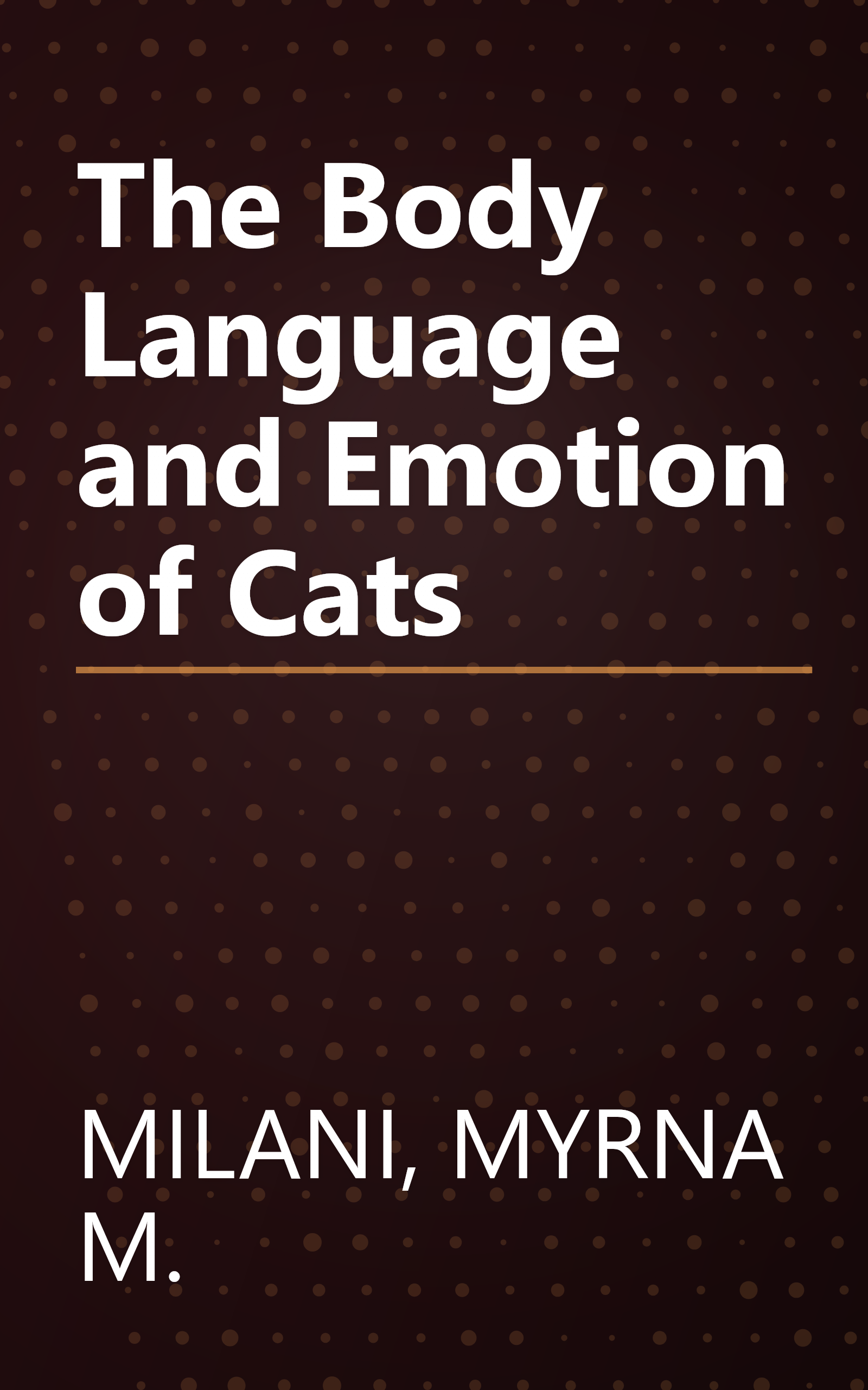 The Body Language and Emotion of Cats book cover