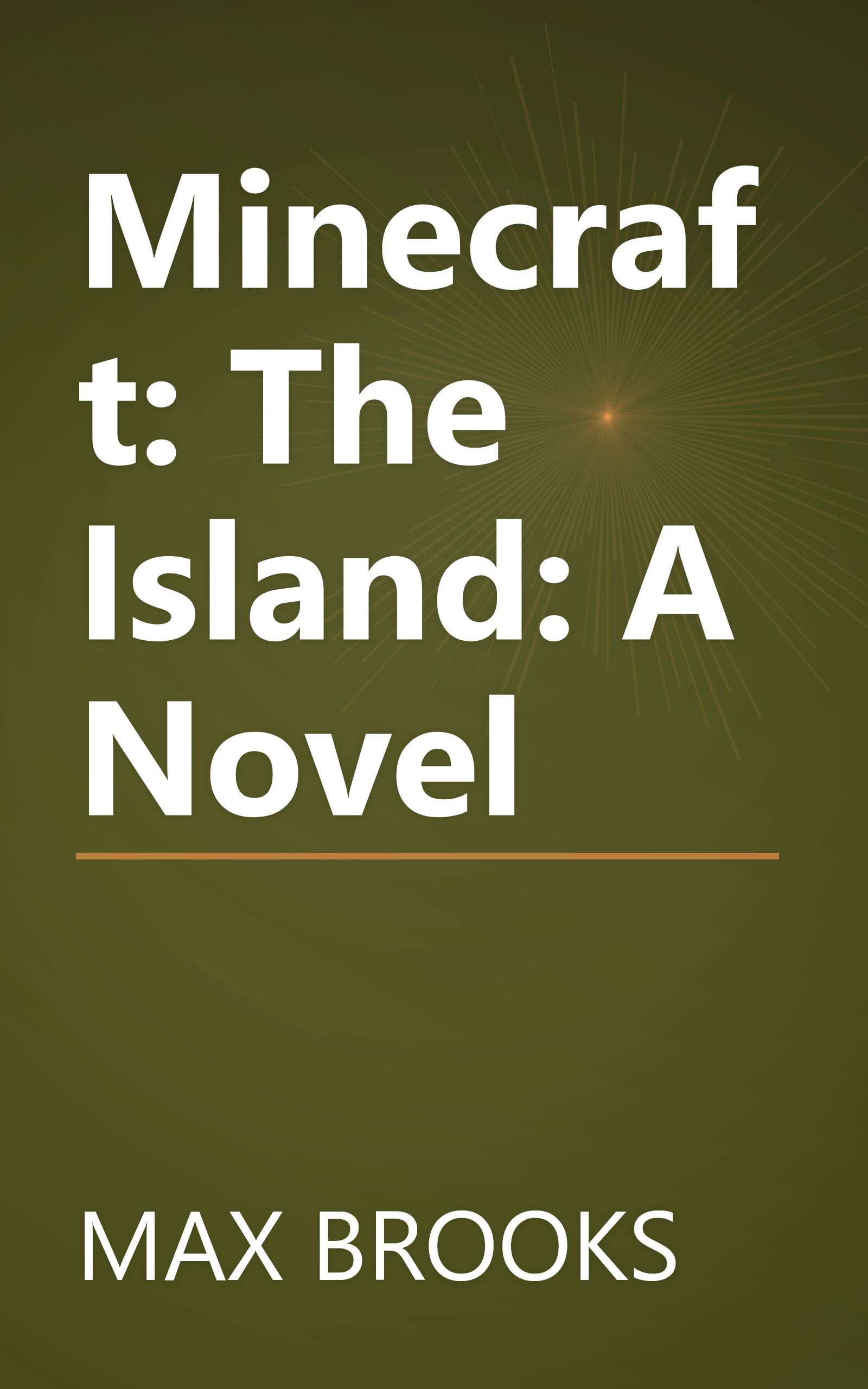 Minecraft: The Island: A Novel book cover
