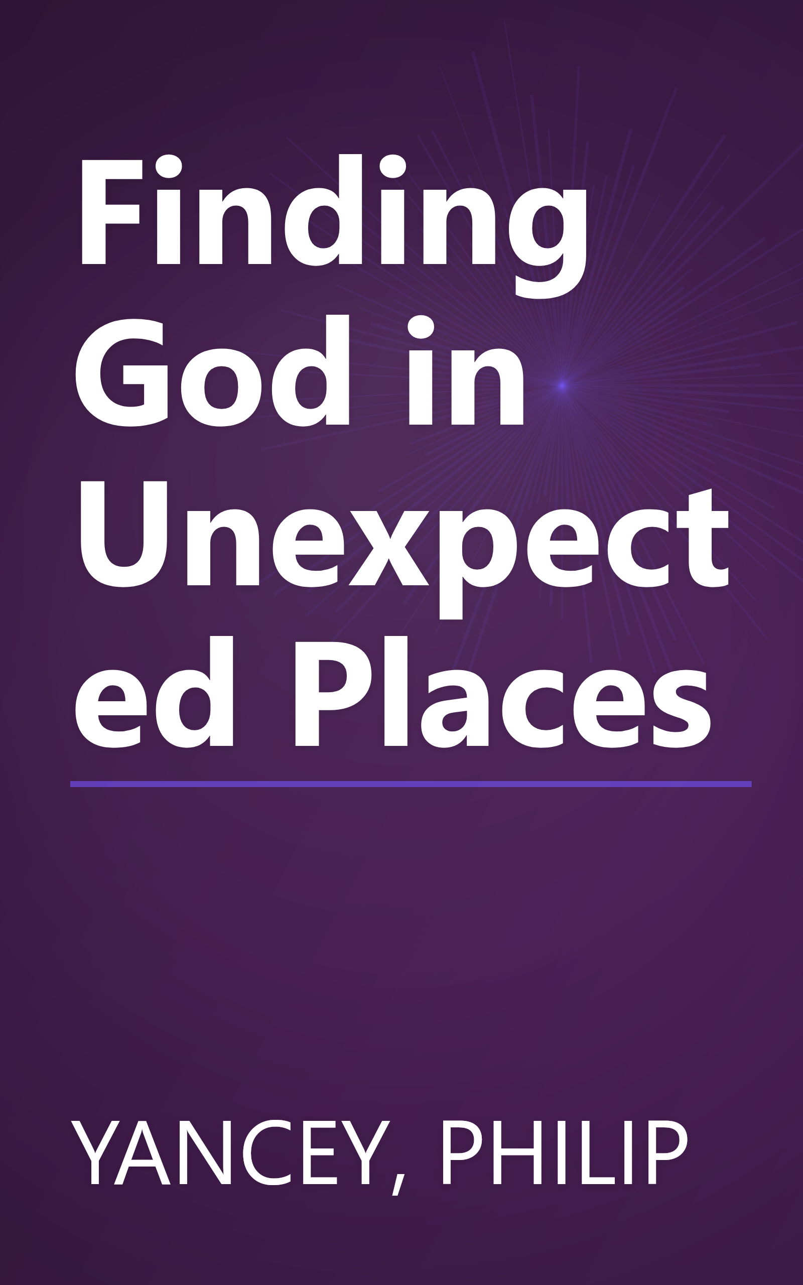Finding God in Unexpected Places book cover