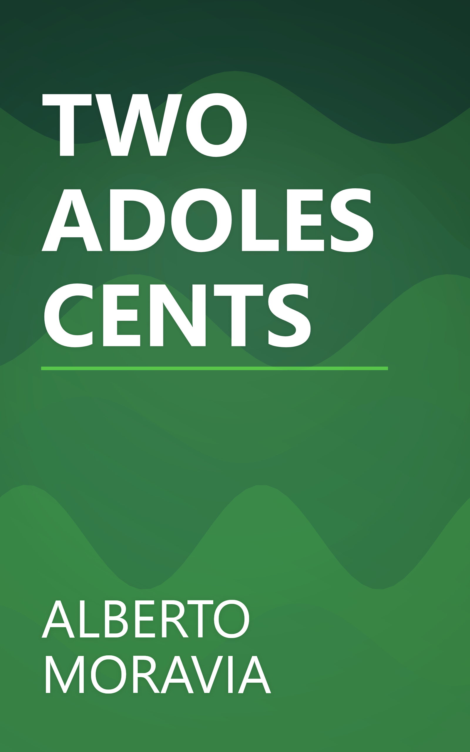 TWO ADOLESCENTS book cover