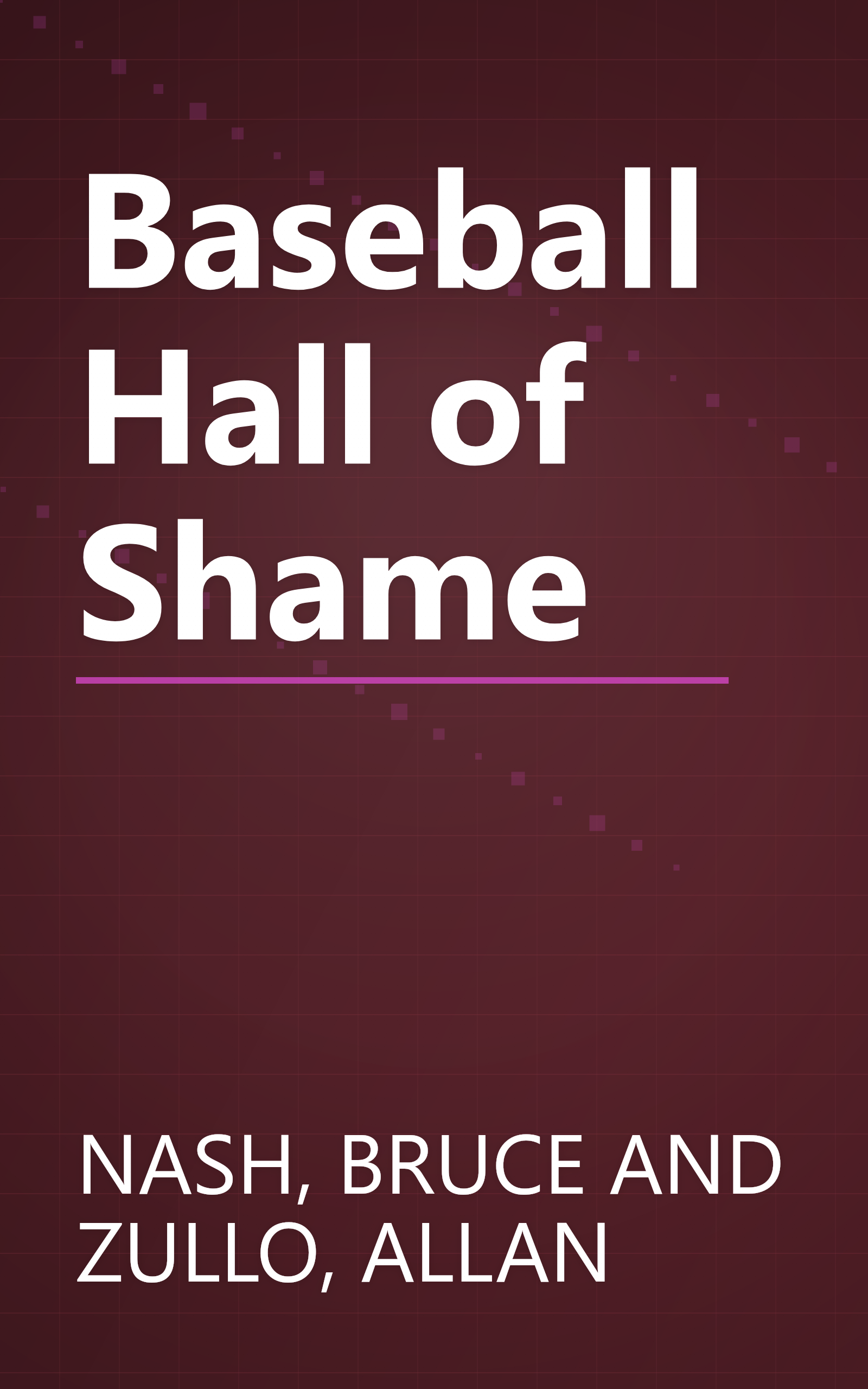 Baseball Hall of Shame book cover