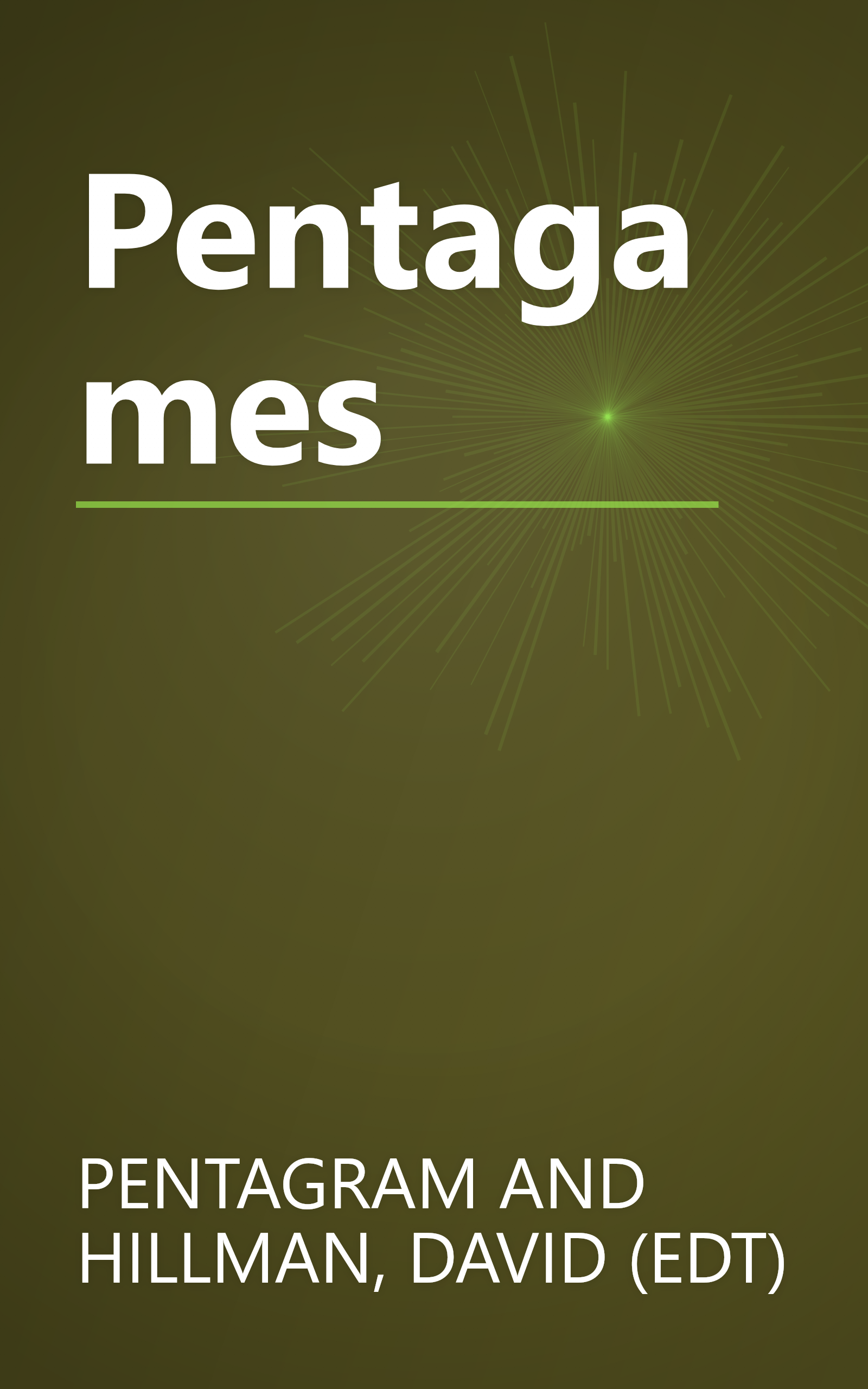 Pentagames book cover