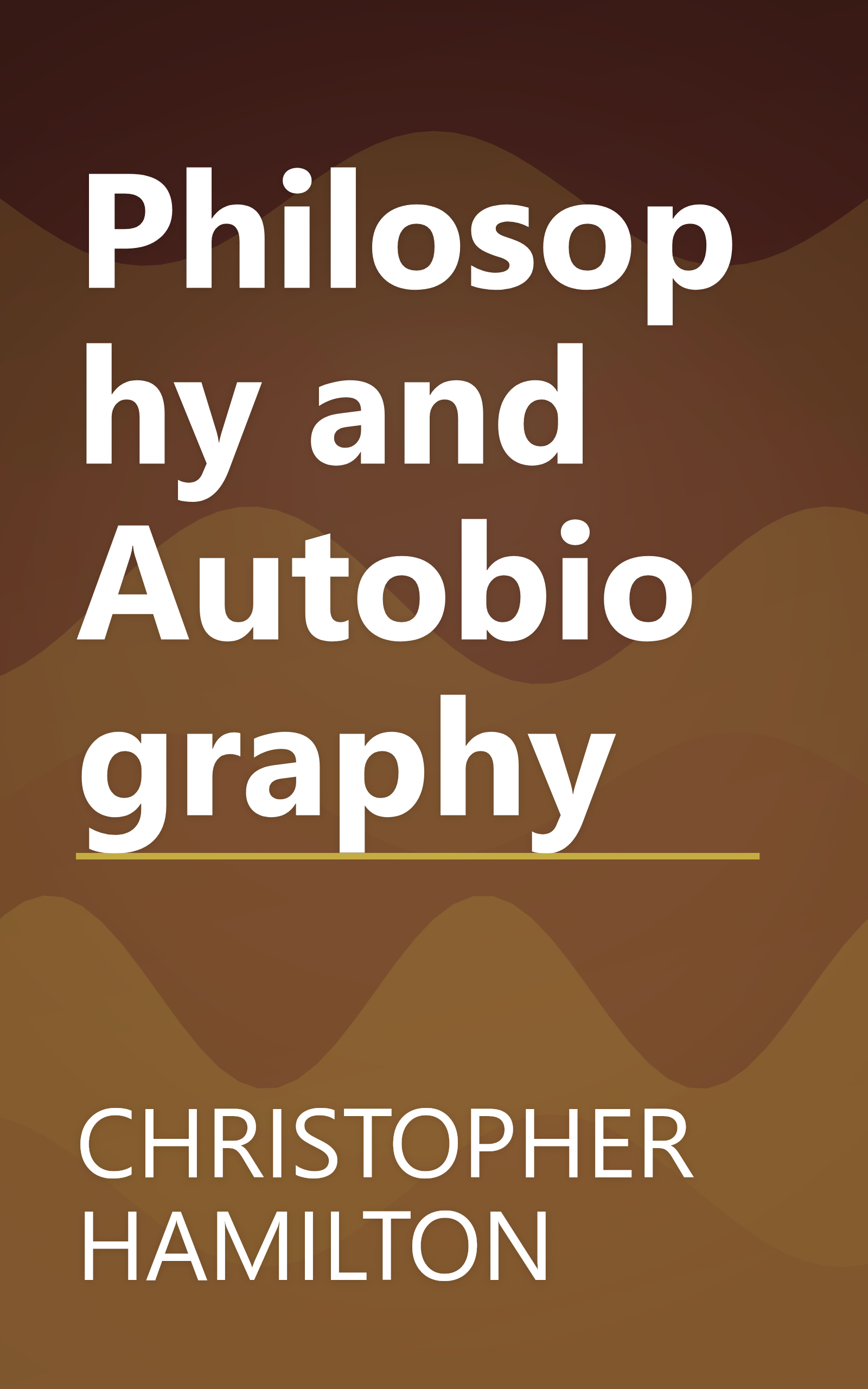 Philosophy and Autobiography book cover