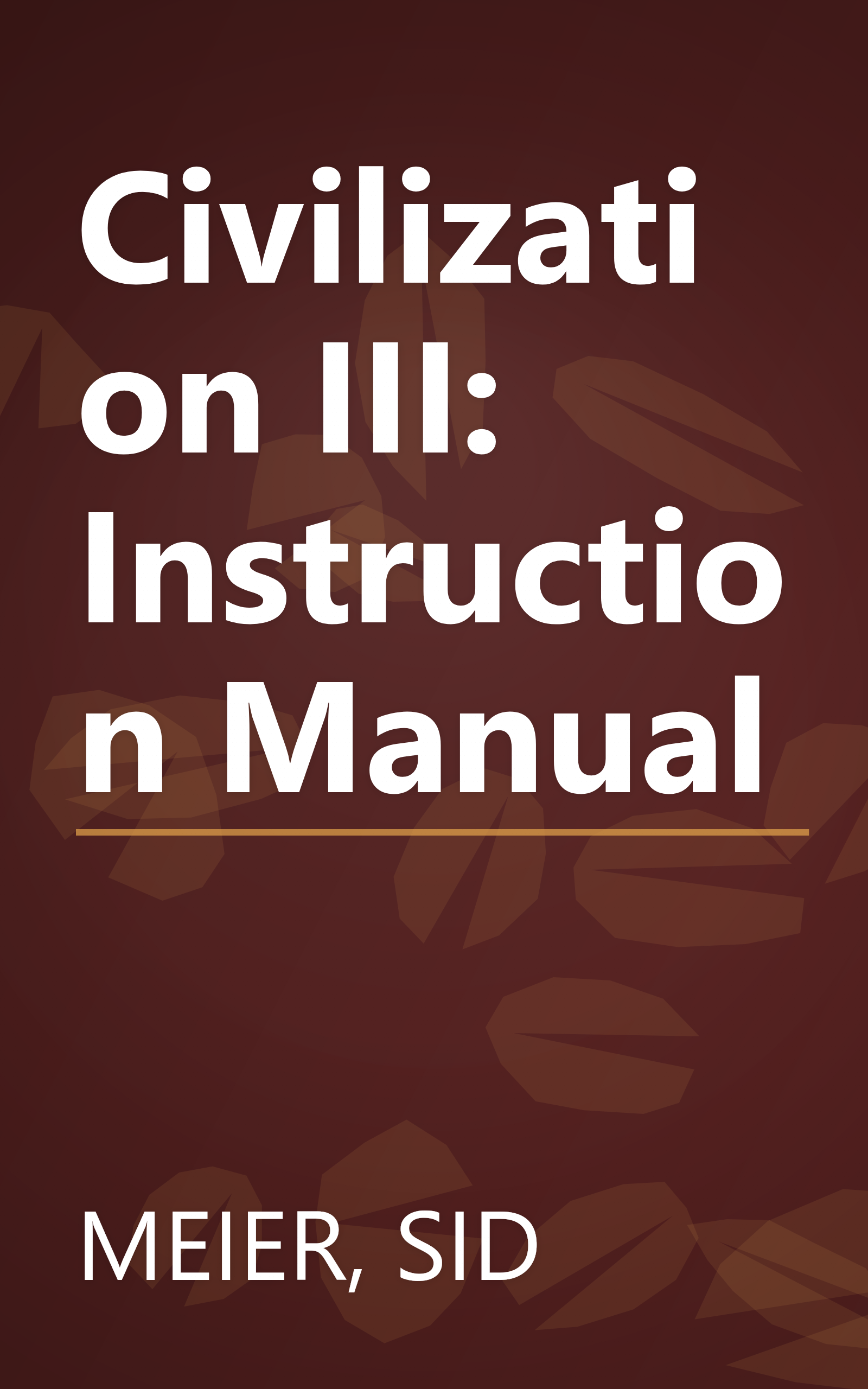 Civilization III: Instruction Manual book cover