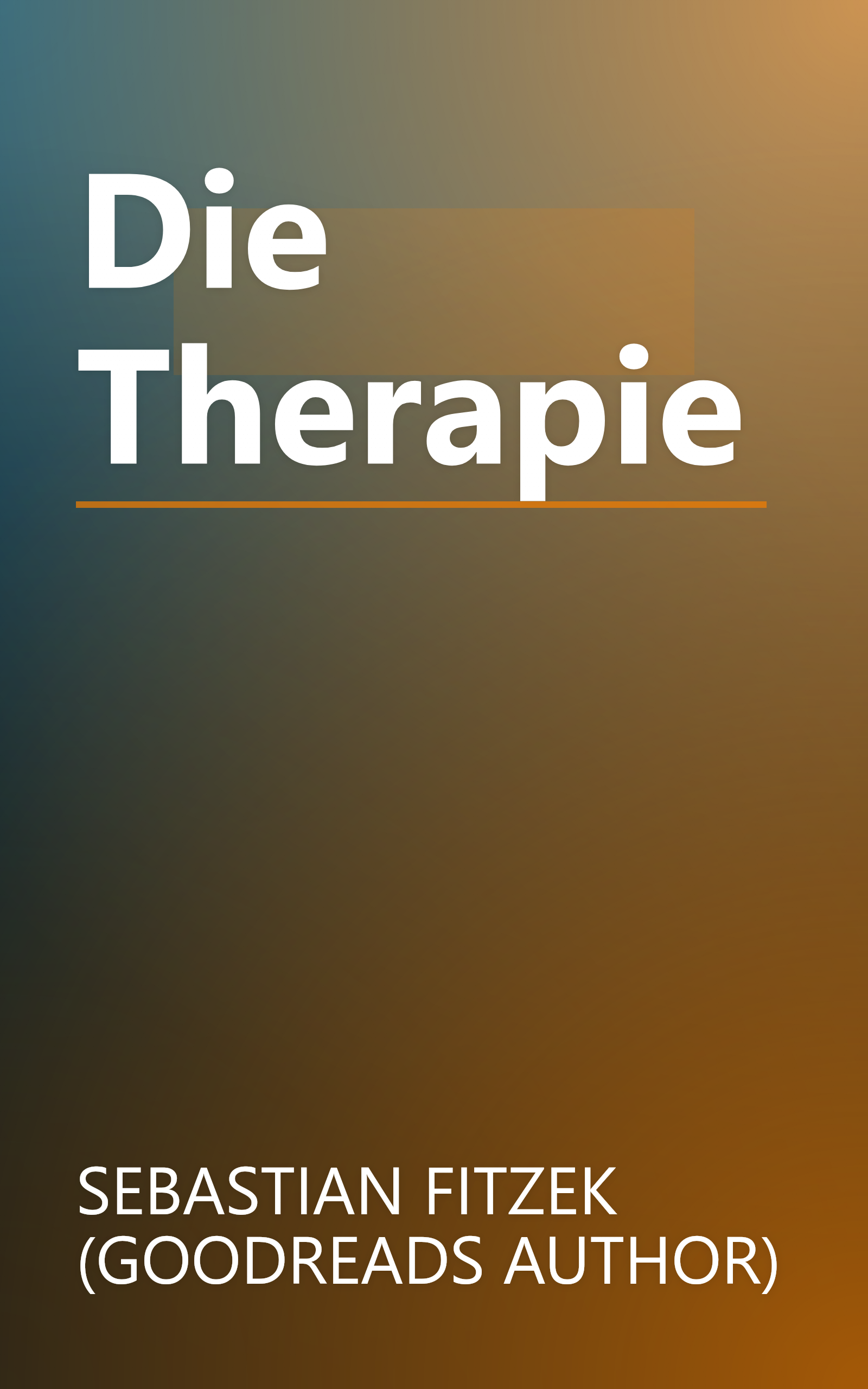 Die Therapie book cover