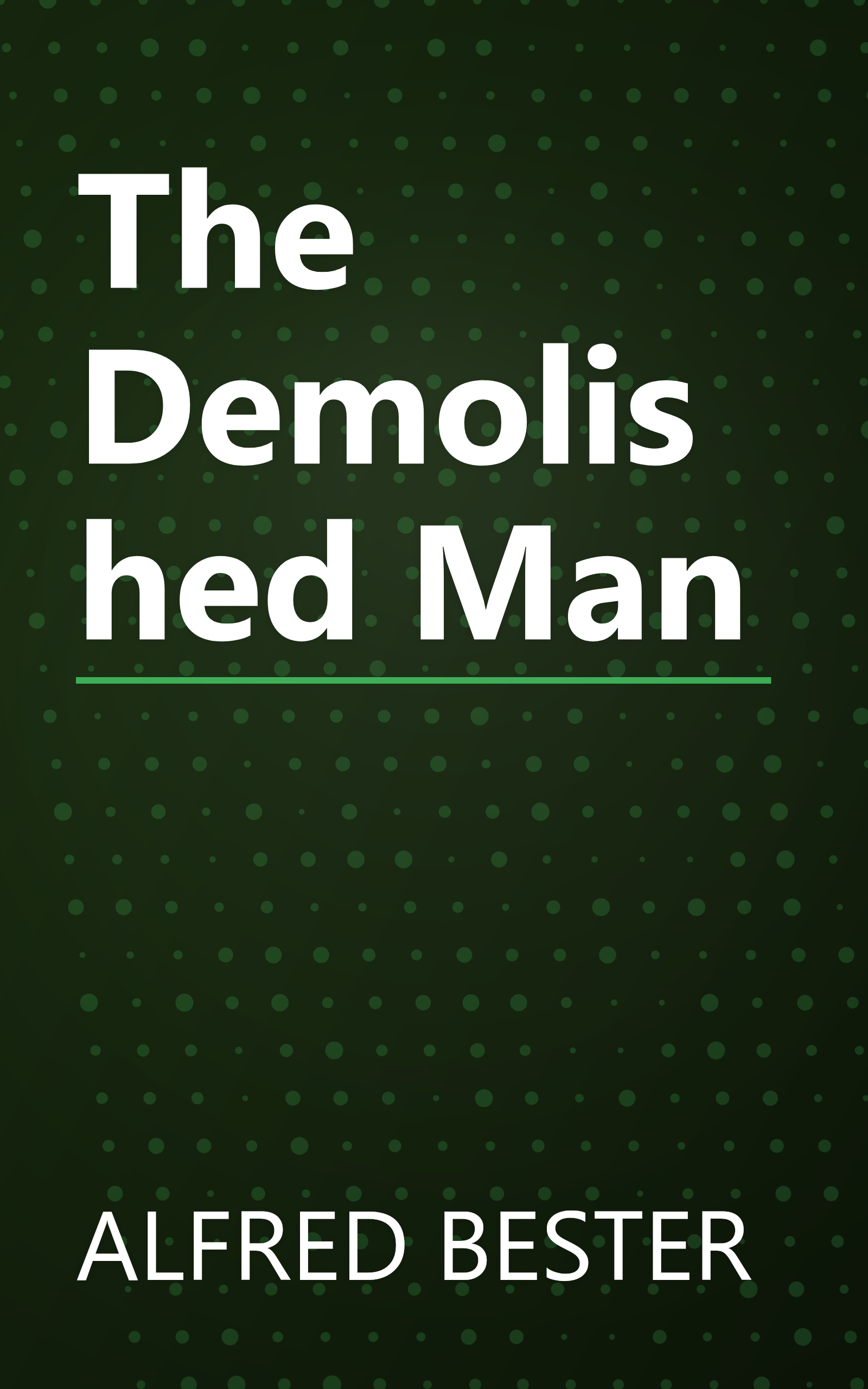The Demolished Man book cover