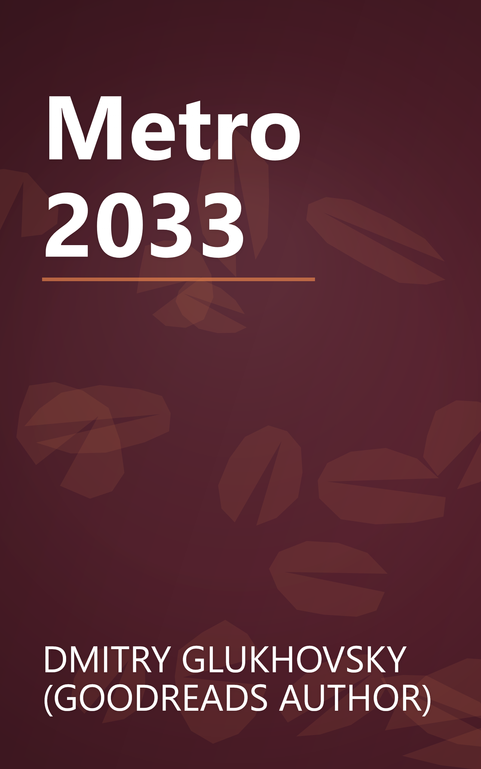 Metro 2033 book cover