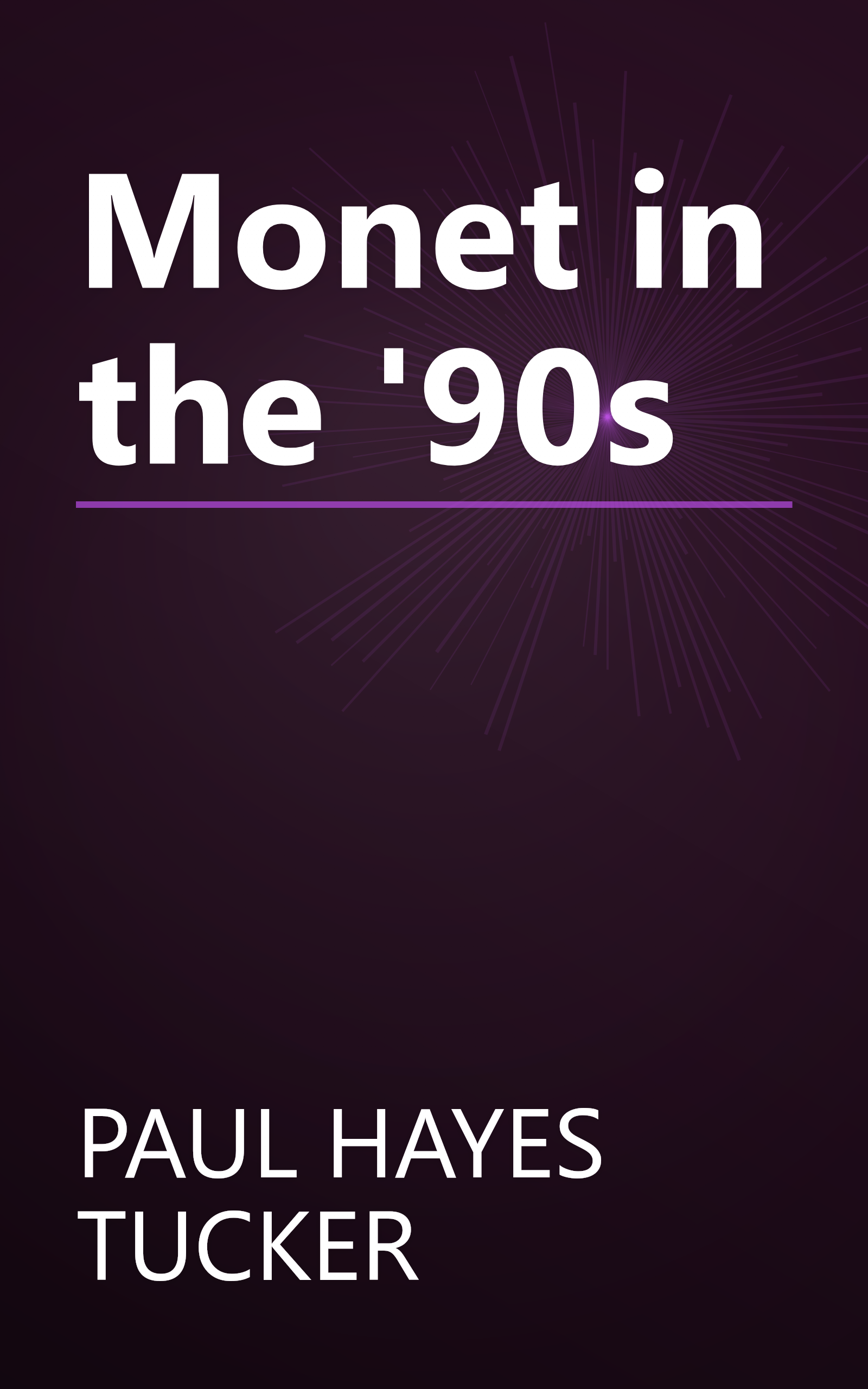 Monet in the '90s book cover