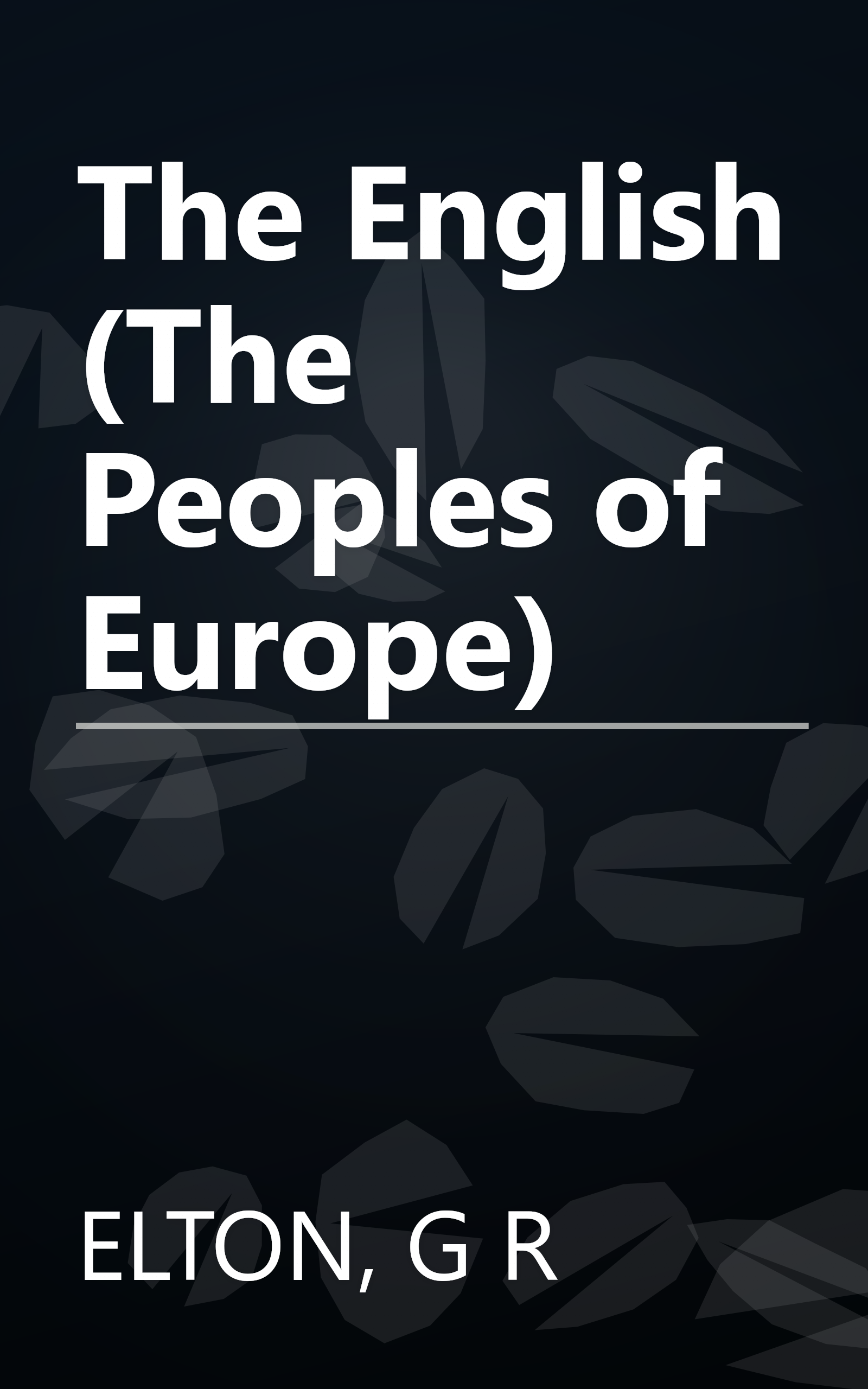 The English (The Peoples of Europe) book cover