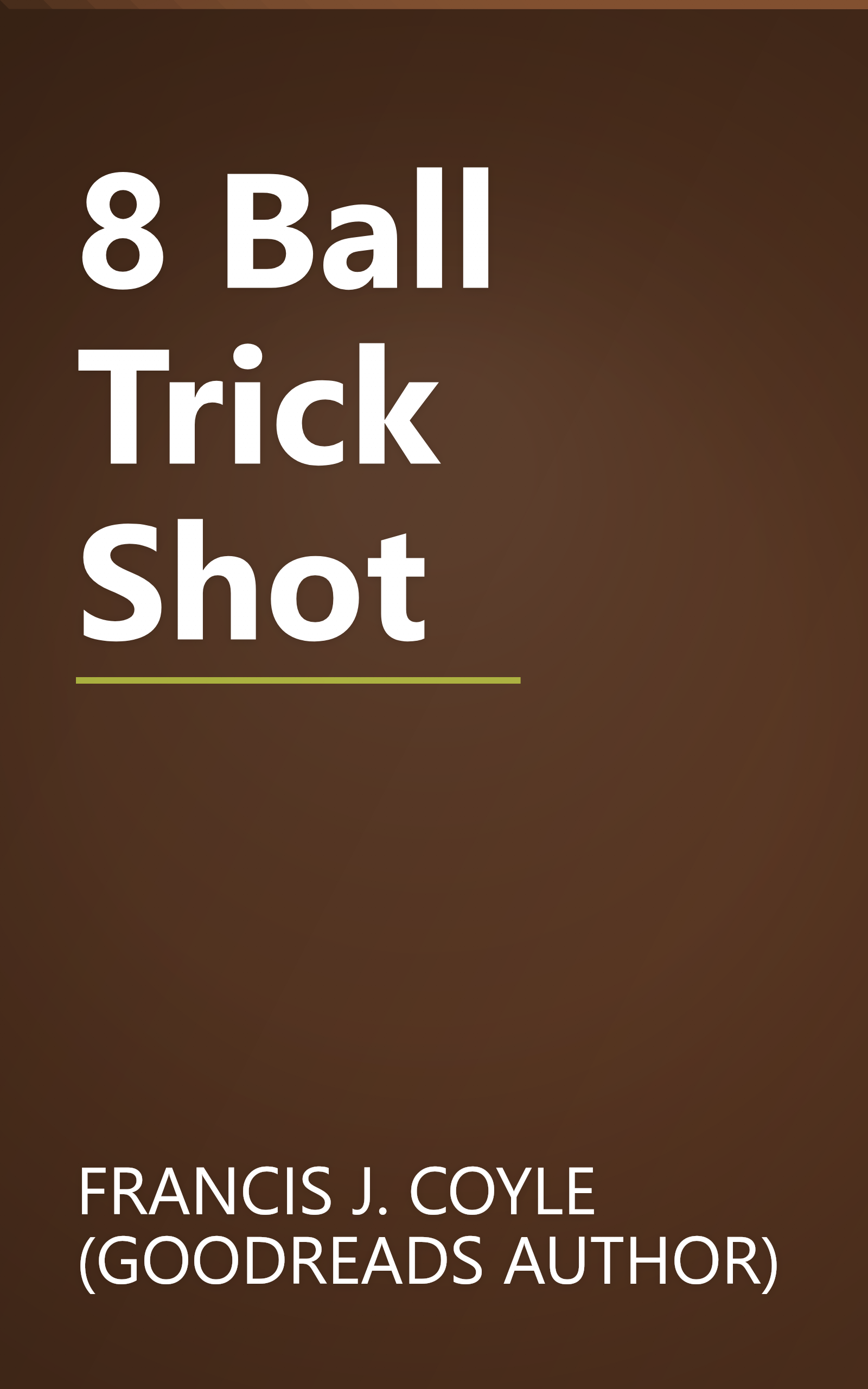 8 Ball Trick Shot book cover