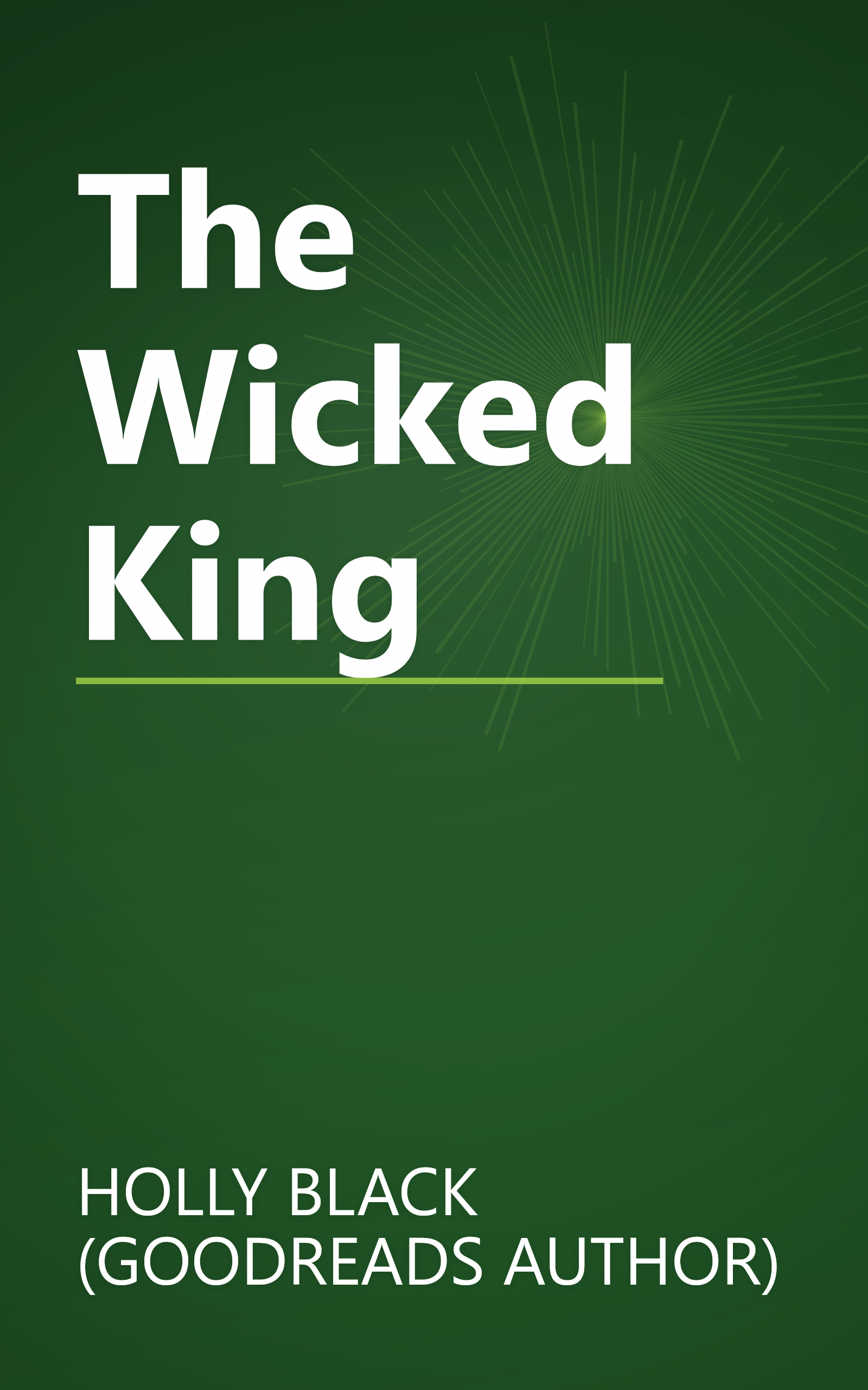 The Wicked King book cover