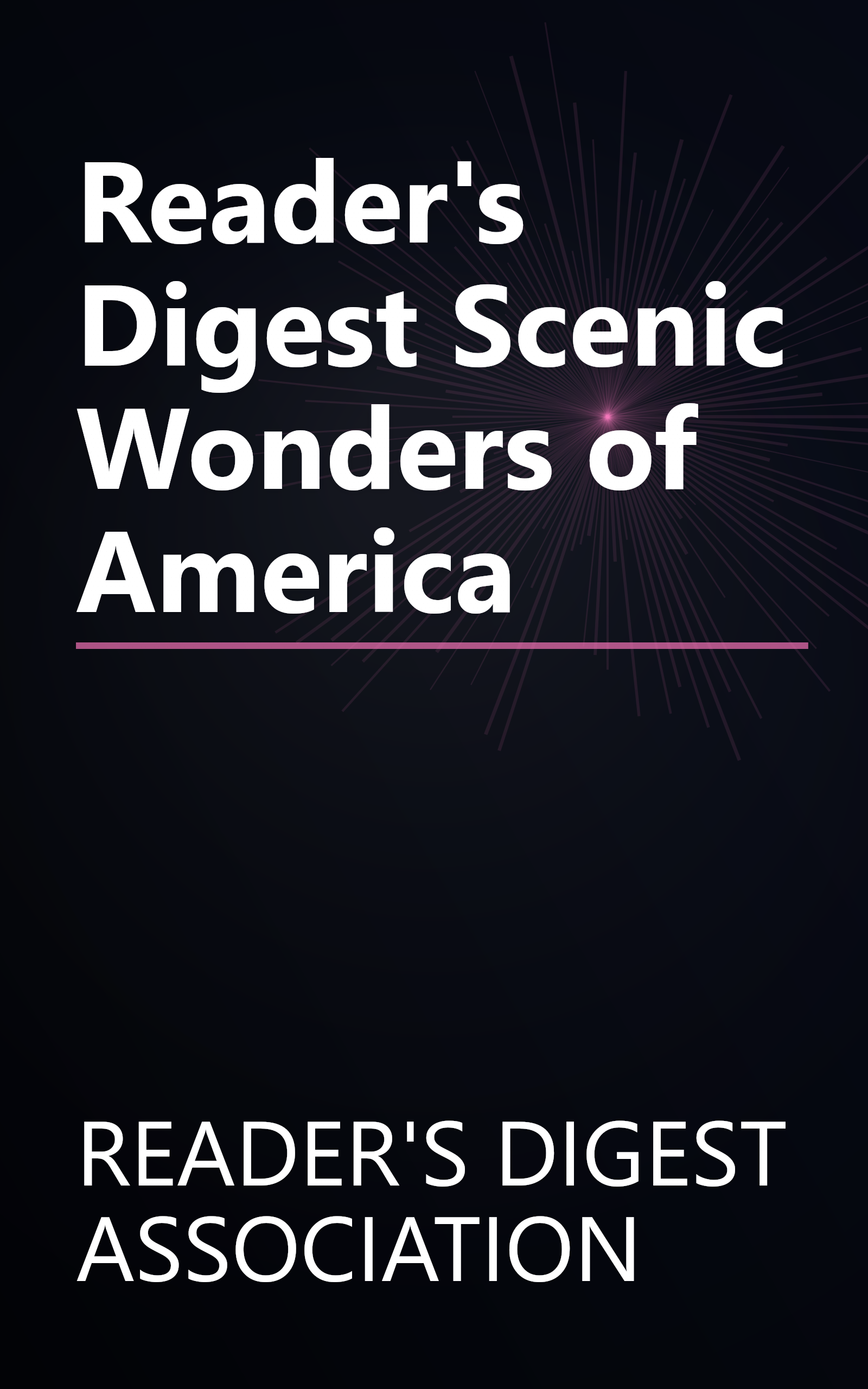 Reader's Digest Scenic Wonders of America book cover