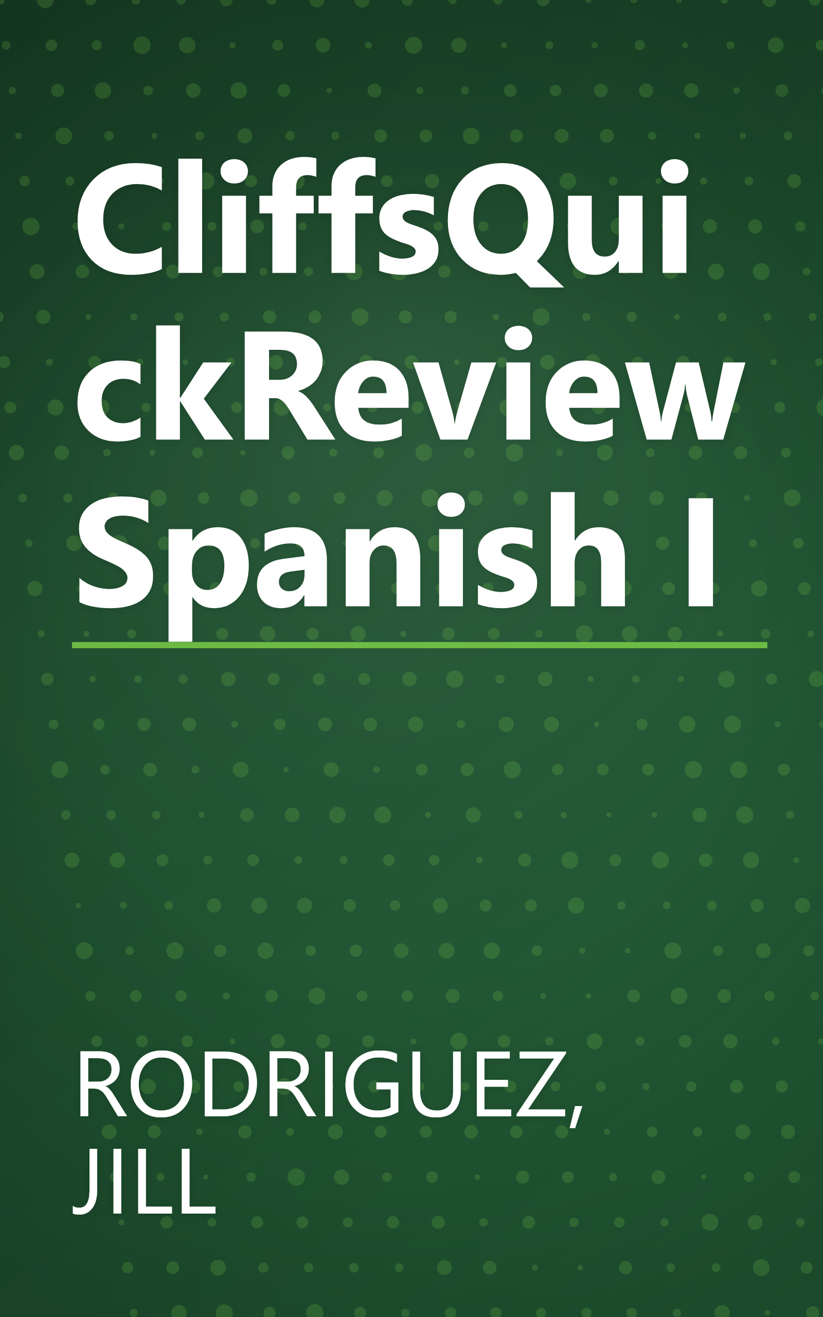CliffsQuickReview Spanish I book cover