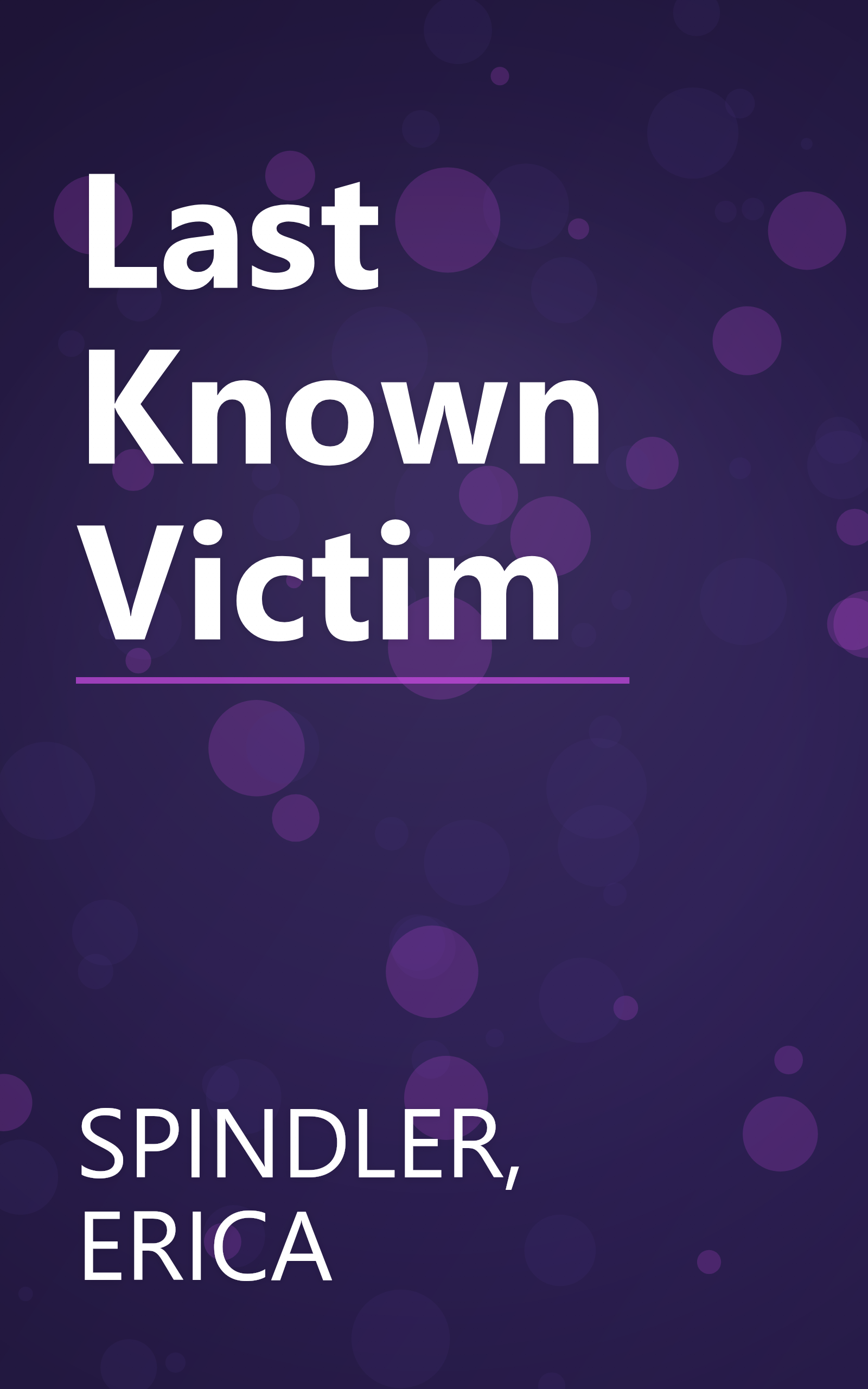 Last Known Victim book cover