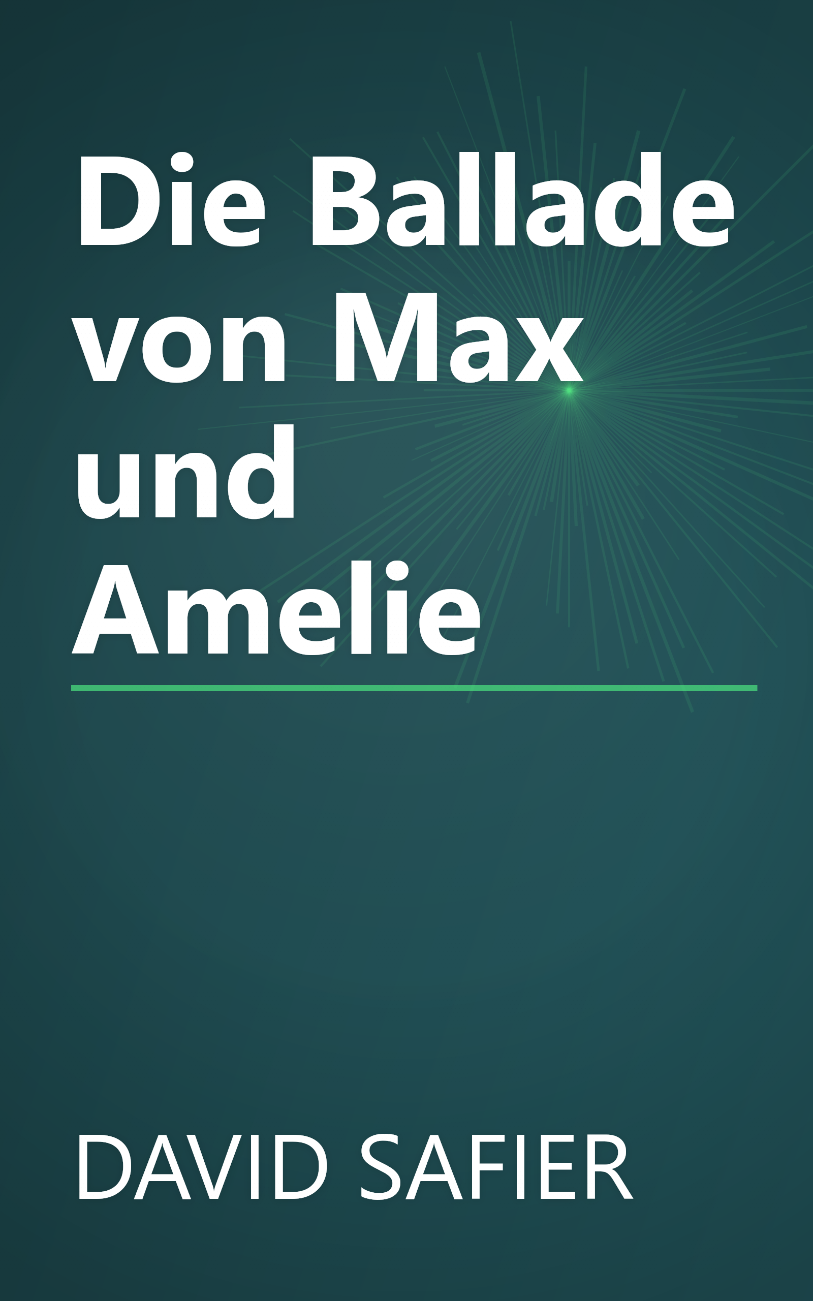 Die Ballade von Max und Amelie book cover
