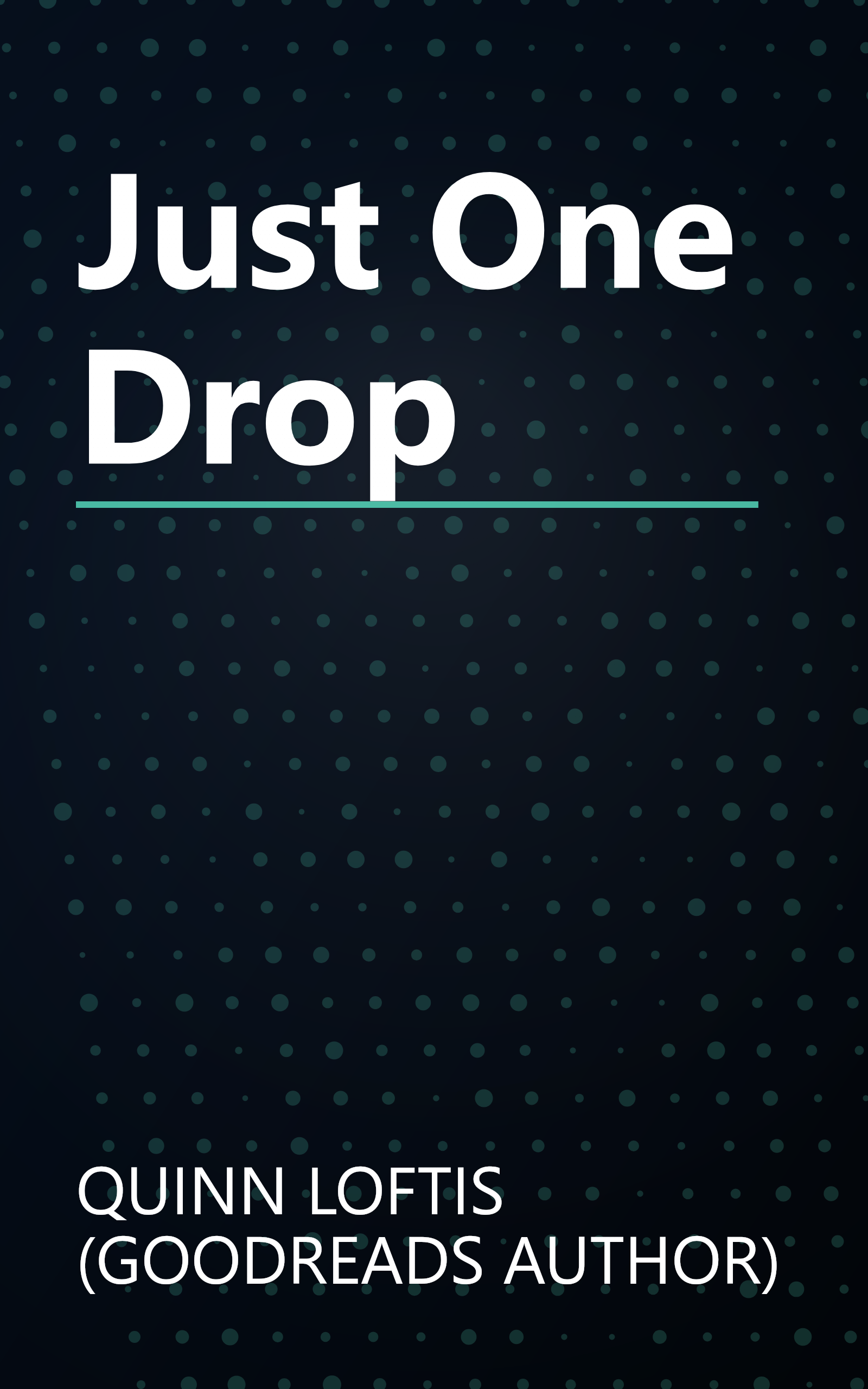 Just One Drop book cover